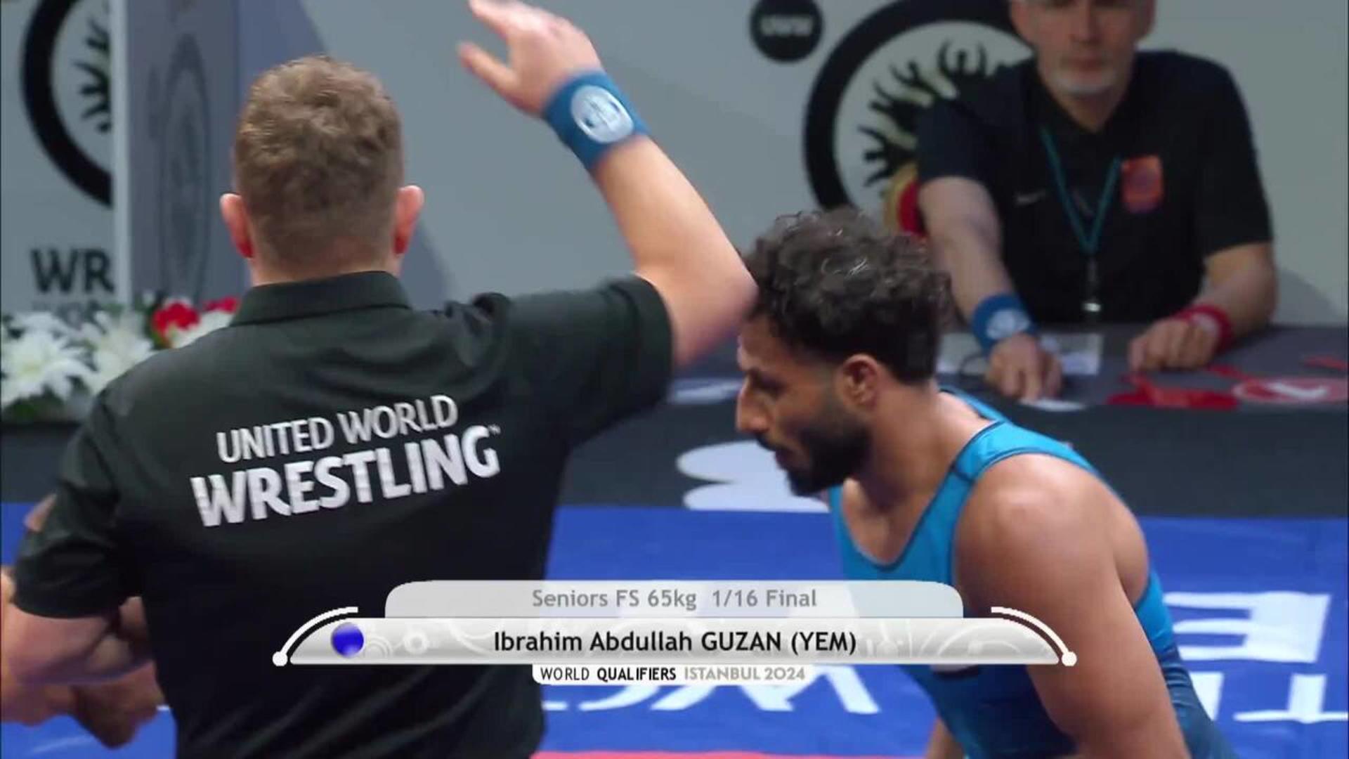 Zain Allen RETHERFORD (USA) vs. Ibrahim Abdullah GUZAN (YEM) | 2024 ...