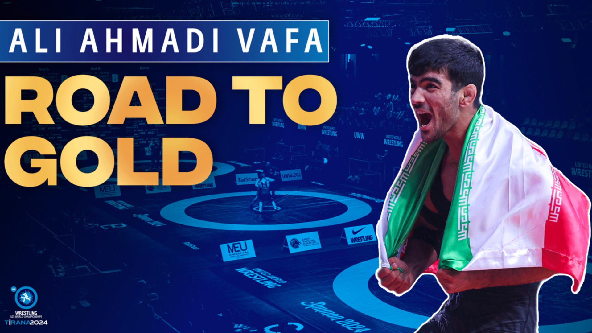 Ali Abdollah AHMADI VAFA (IRI) | Road to 55KG Gold | GR | U23 World ...
