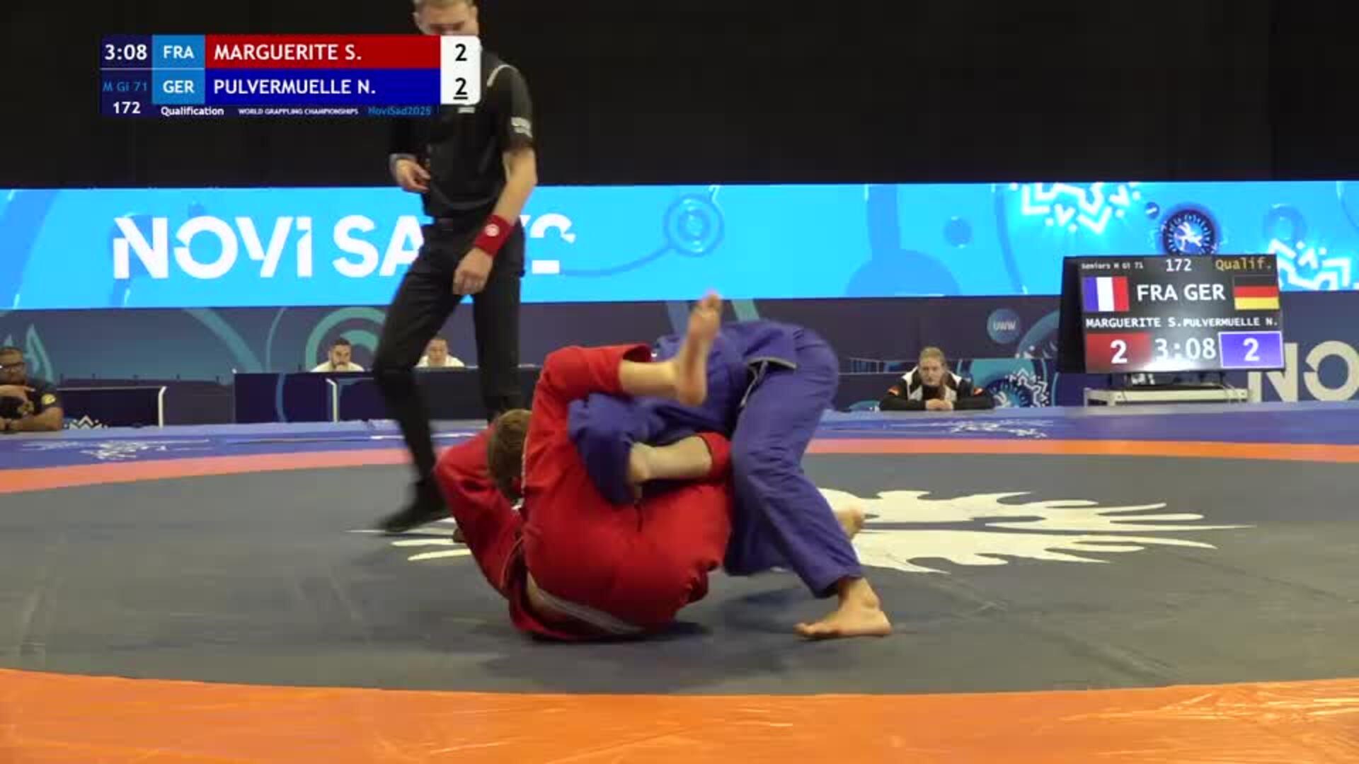 Sacha Aron Emmanuel MARGUERITE (FRA) vs. Nico PULVERMUELLER (GER ...