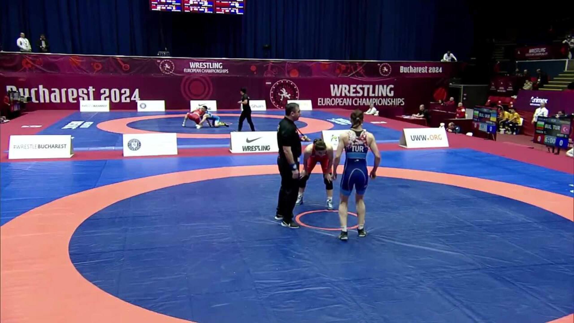 Taybe YUSEIN (BUL) vs. Kadriye AKSOY (TUR) | 2024 Seniors European ...