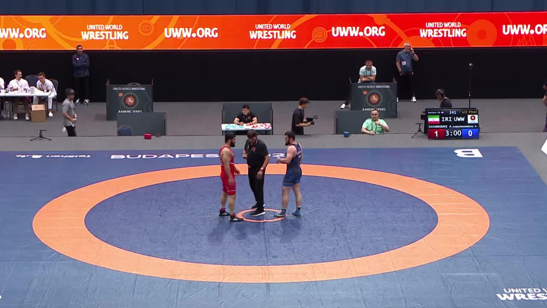 Ali Bakhtiar SAVADKOUHI (IRI) vs. Mahamedkhabib KADZIMAHAMEDAU (UWW ...