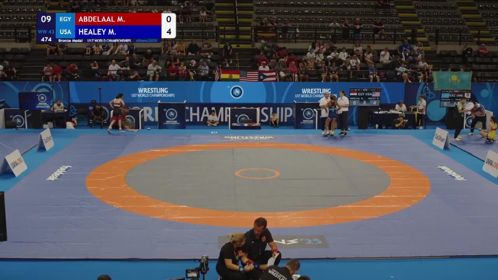 Mareim Ahmed Abouhashem Mohamed ABDELAAL (EGY) vs. Madison Marie HEALEY ...