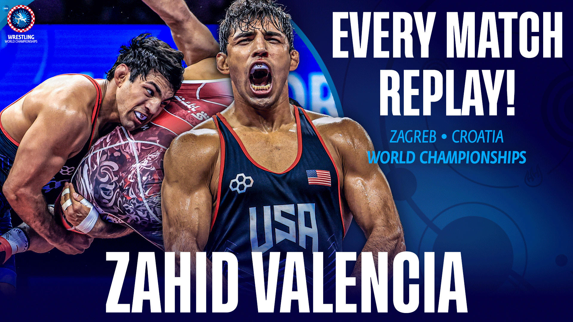 Every match from Zahid VALENCIA (USA) at the Senior World Championships