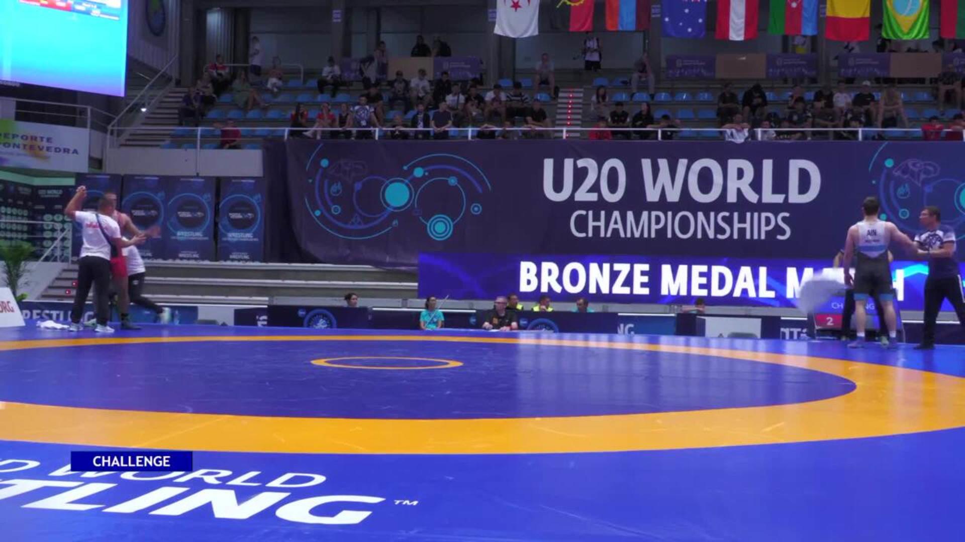 Branko DUKIC (SRB) vs. Anatolii AVERIN (AIN) | U20 World Championships ...
