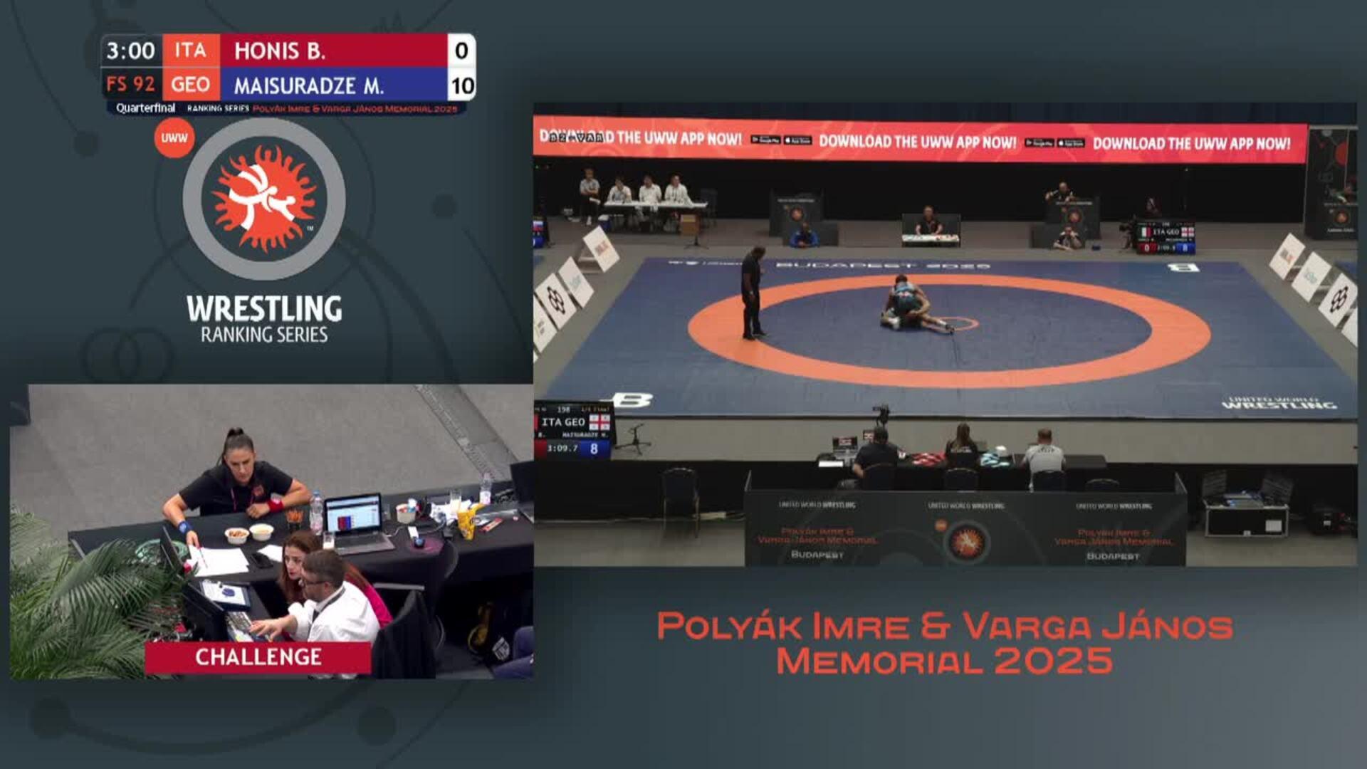 Benjamin Konrad HONIS (ITA) vs. Miriani MAISURADZE (GEO) | RANKING ...