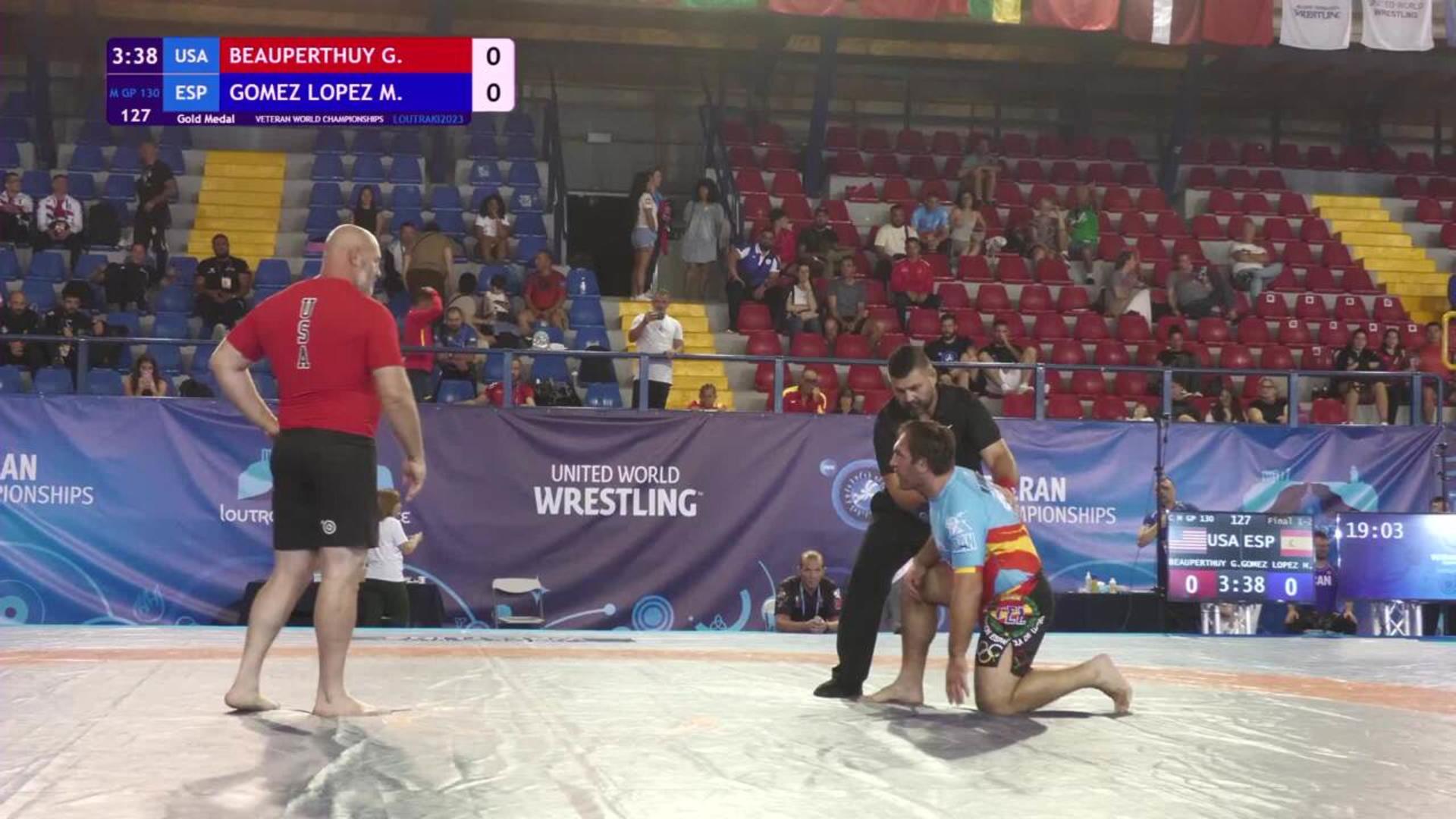 Gabriel Armand BEAUPERTHUY (USA) vs. Moises Alfonso GOMEZ LOPEZ (ESP ...