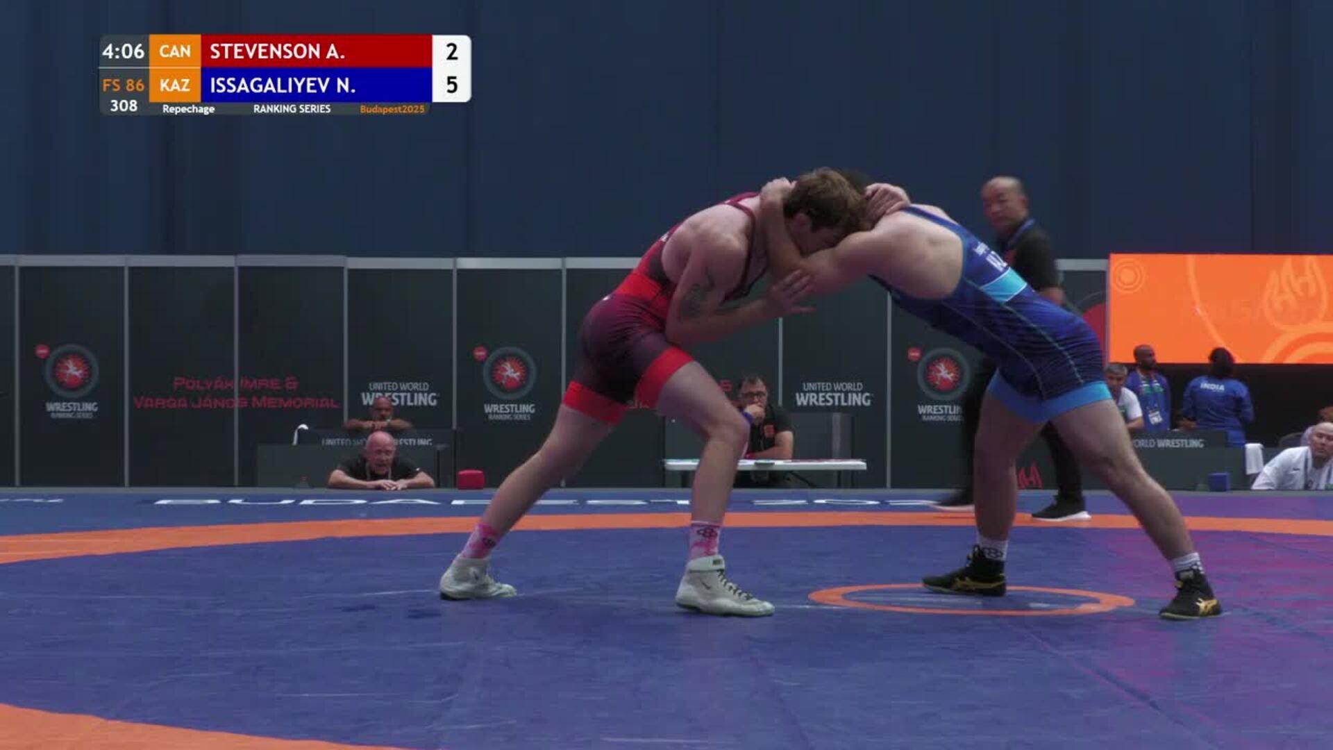 Aiden Kenneth STEVENSON (CAN) vs. Nurzhan ISSAGALIYEV (KAZ) | RANKING ...