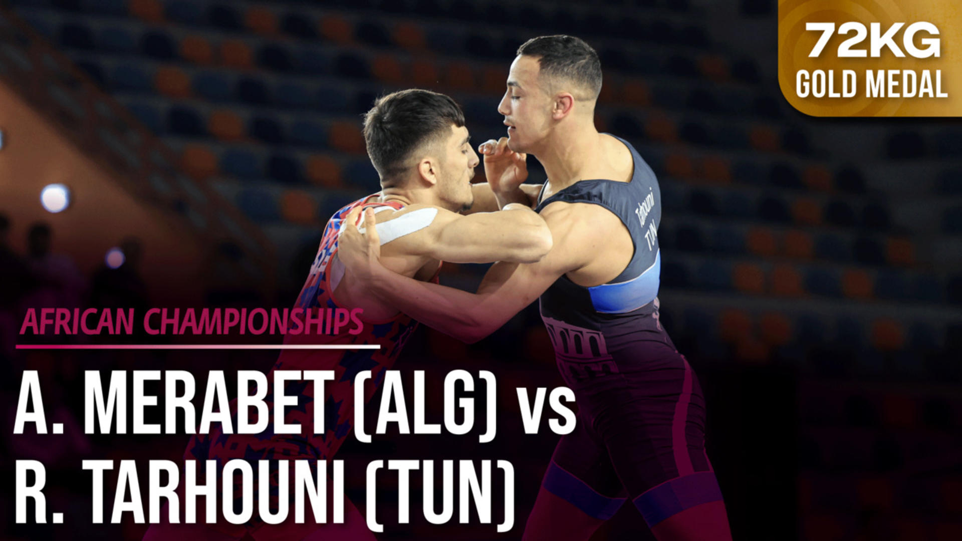 Abdelmalek MERABET (ALG) vs. Radhwen TARHOUNI (TUN) | AFRICAN CHAMPIONSHIPS 2024 | Gold Medal ...