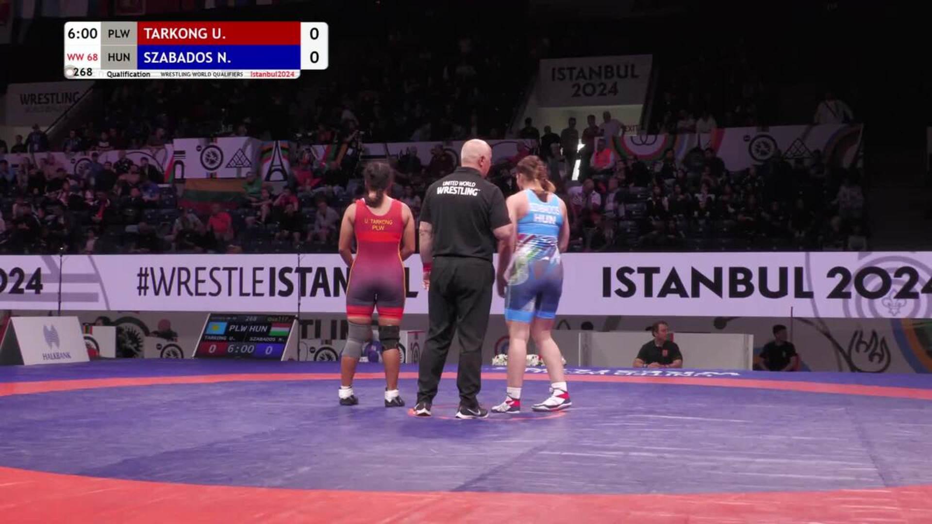 Uilau Ilebrang TARKONG (PLW) vs. Noémi SZABADOS (HUN) | 2024 World OG ...