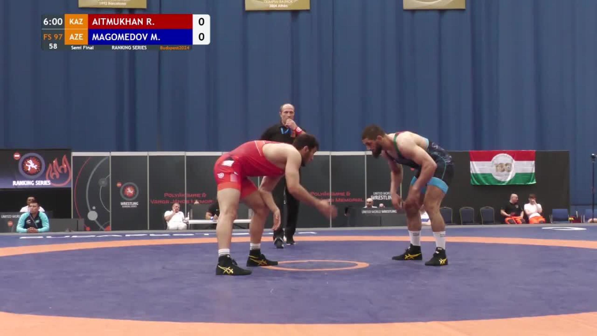 Rizabek AITMUKHAN (KAZ) vs. Magomedkhan MAGOMEDOV (AZE) | 2024 2nd ...