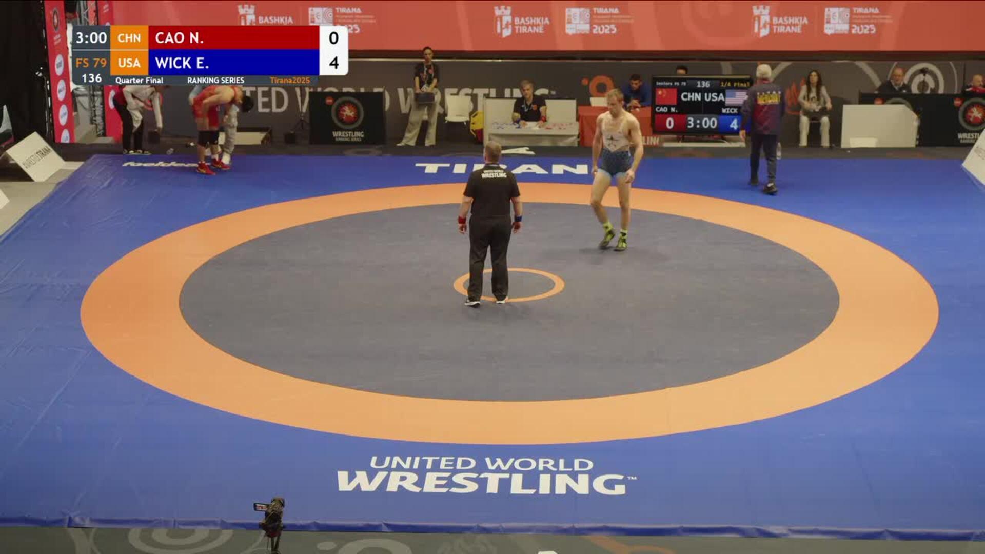 Nan CAO (CHN) vs. Evan WICK (USA) | RANKING SERIES 2025 | Quarter Final ...