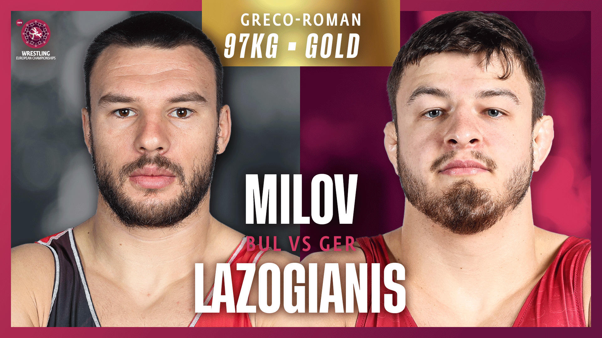 Kiril Milenov MILOV (BUL) vs. Lucas Alexandros LAZOGIANIS (GER ...