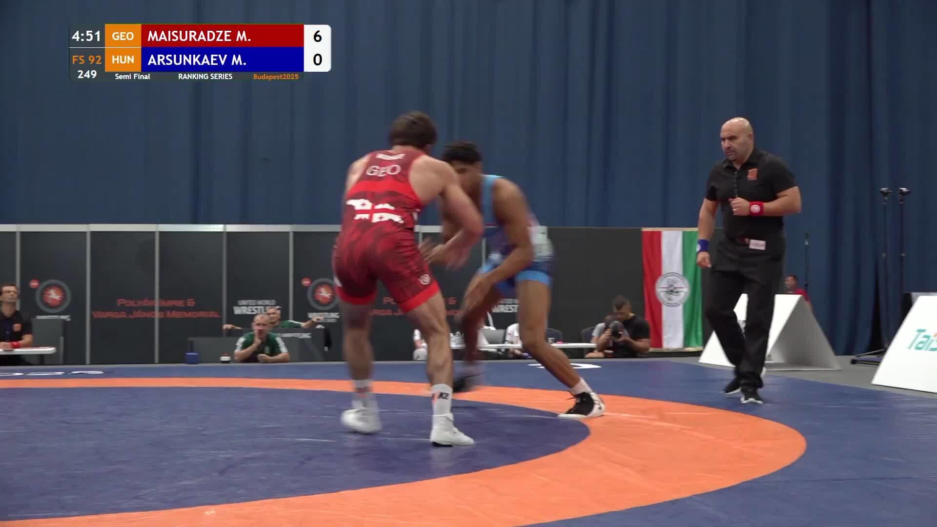 Miriani MAISURADZE (GEO) vs. Musza ARSUNKAEV (HUN) | RANKING SERIES ...