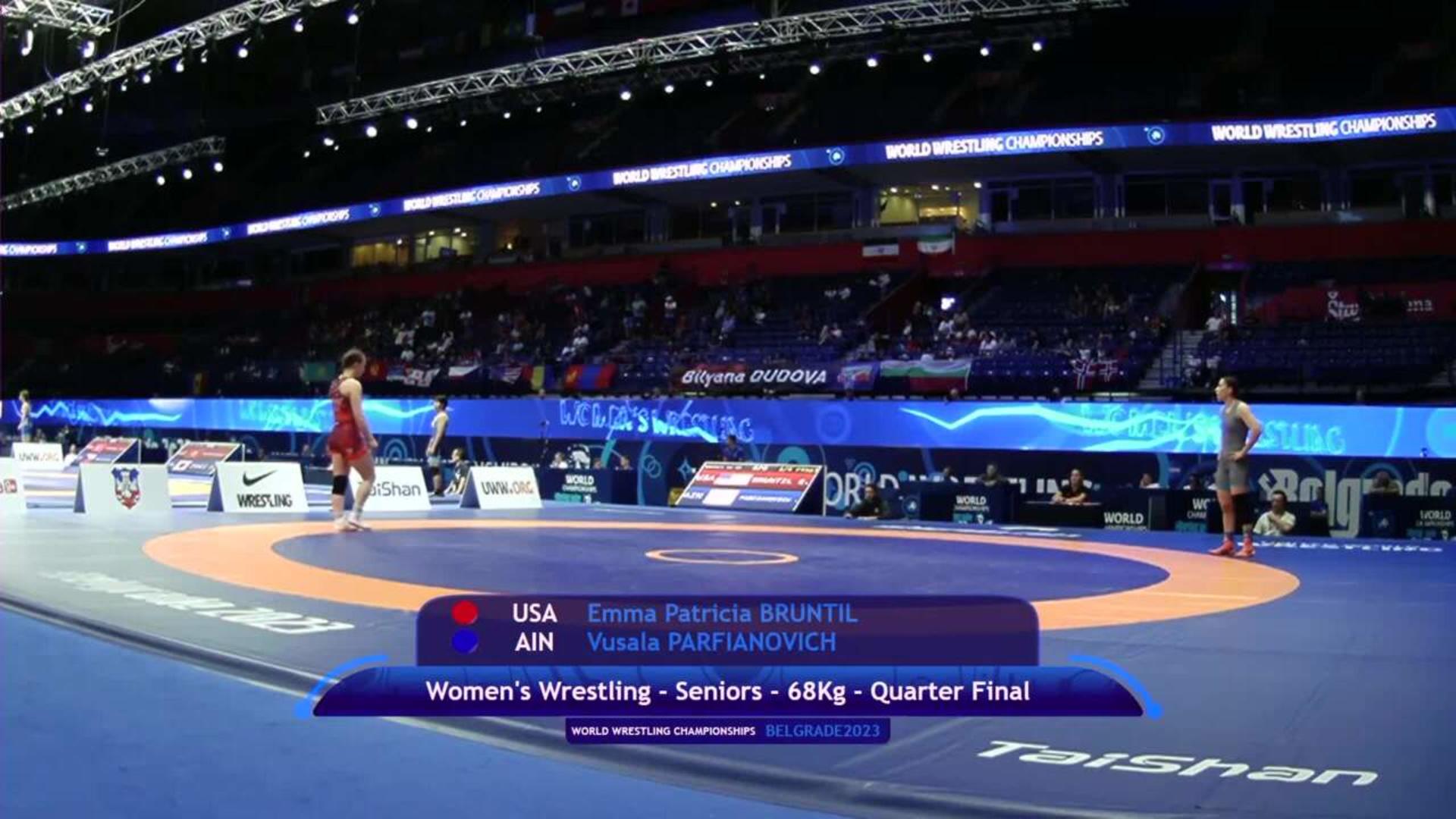 Emma Patricia BRUNTIL (USA) vs. Vusala PARFIANOVICH (AIN) | Seniors ...