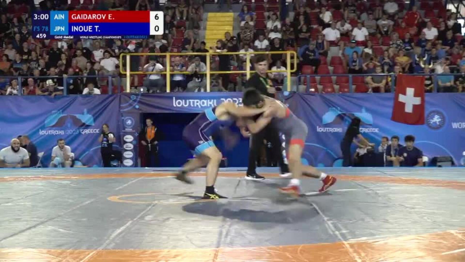 Eldar Magomedovitch GAIDAROV (AIN) vs. Tomohiro INOUE (JPN) | WORLD ...