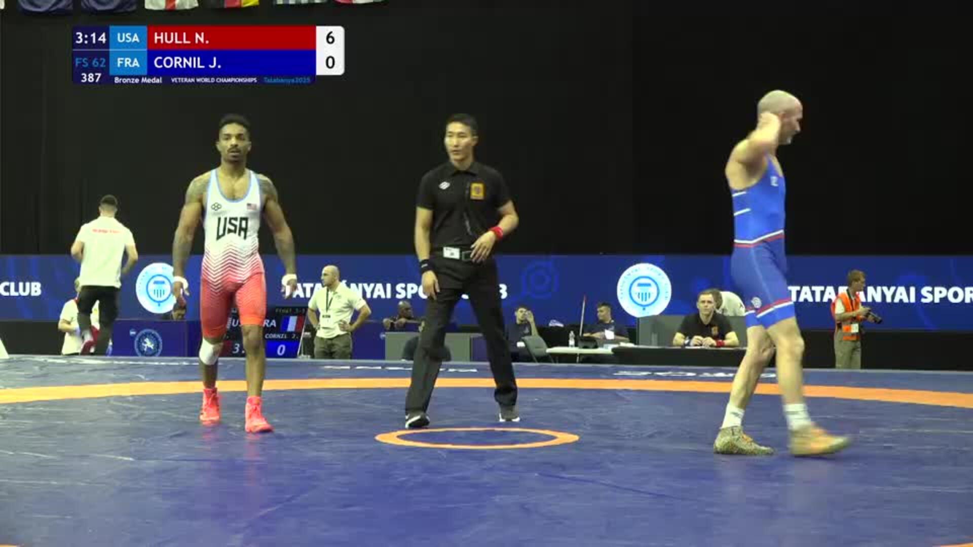Nicholas Robert HULL (USA) vs. Jean Francois CORNIL (FRA) | VETERAN ...