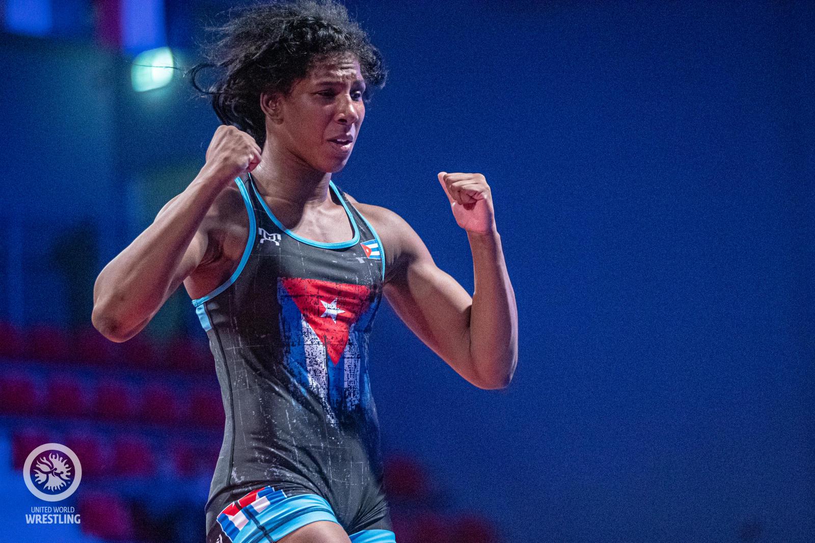 Milaimys MARIN POTRILLE (CUB) knocked off a Senior World medalist in an ...