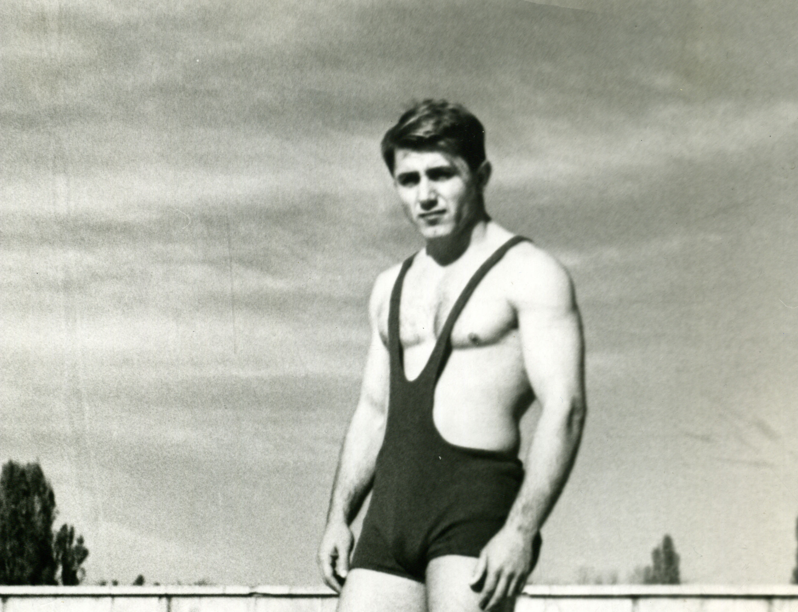 Bulgarian wrestler Dimitar Dobrev, a 1960 Olympic champion and multiple ...