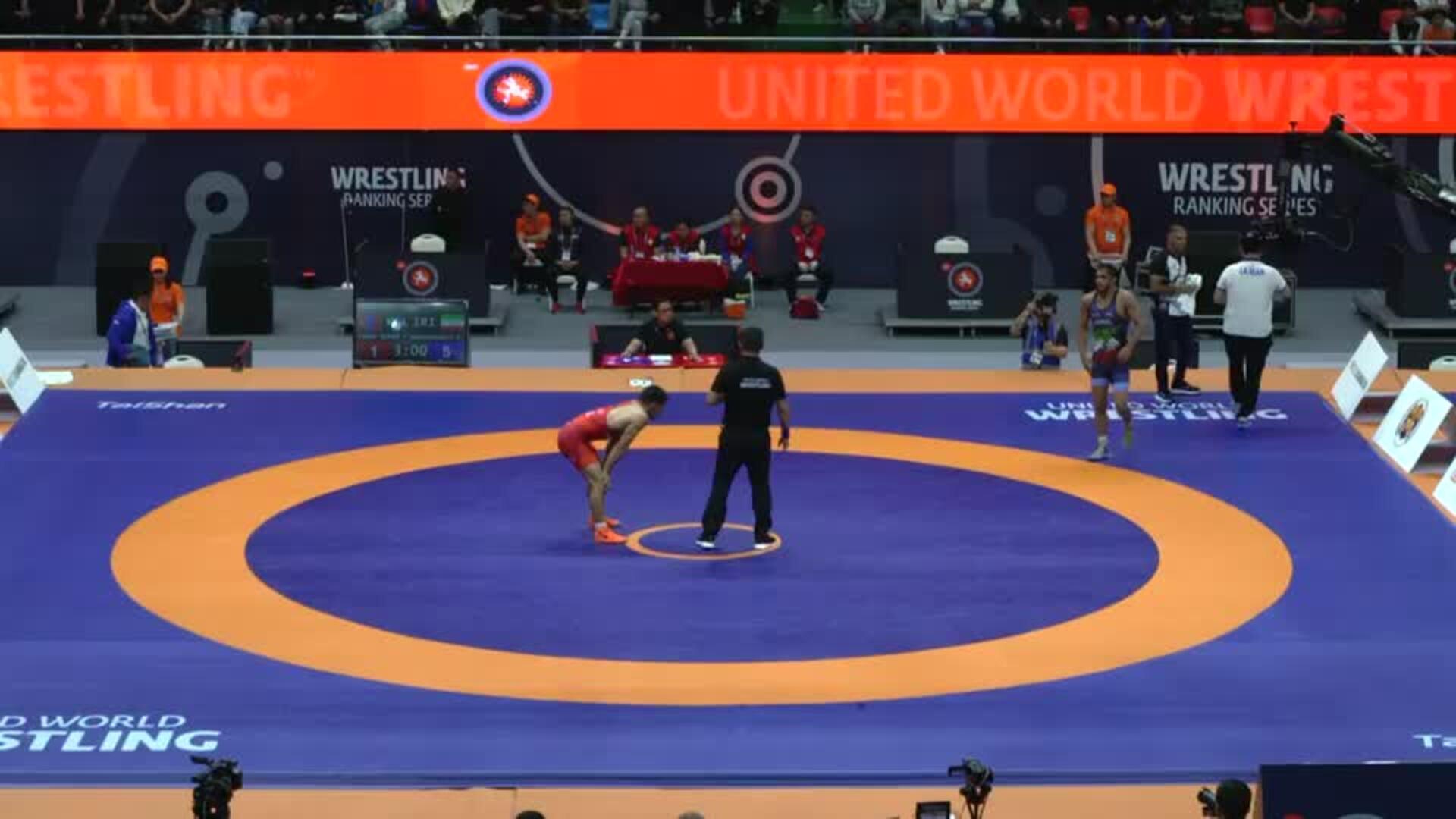 Tulga TUMUR OCHIR (MGL) vs. Mohammadali Mousa AMOUZADKHALILI (IRI ...