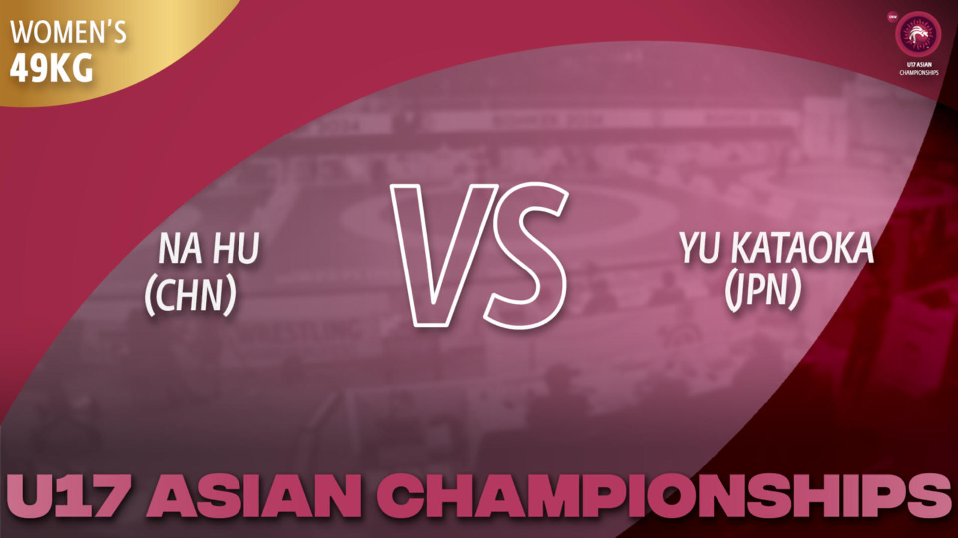 Yu KATAOKA (JPN) vs. Na HU (CHN) | U17 ASIAN CHAMPIONSHIPS 2024 | Gold ...