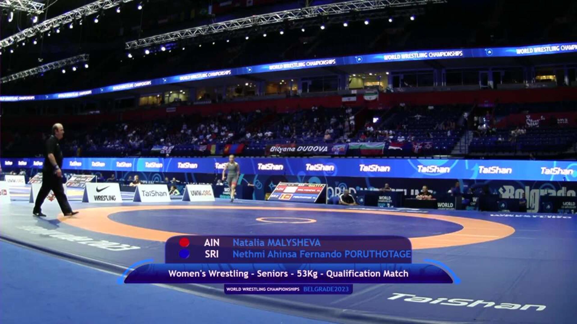 Natalia MALYSHEVA (AIN) vs. Nethmi Ahinsa Fernando PORUTHOTAGE (SRI ...