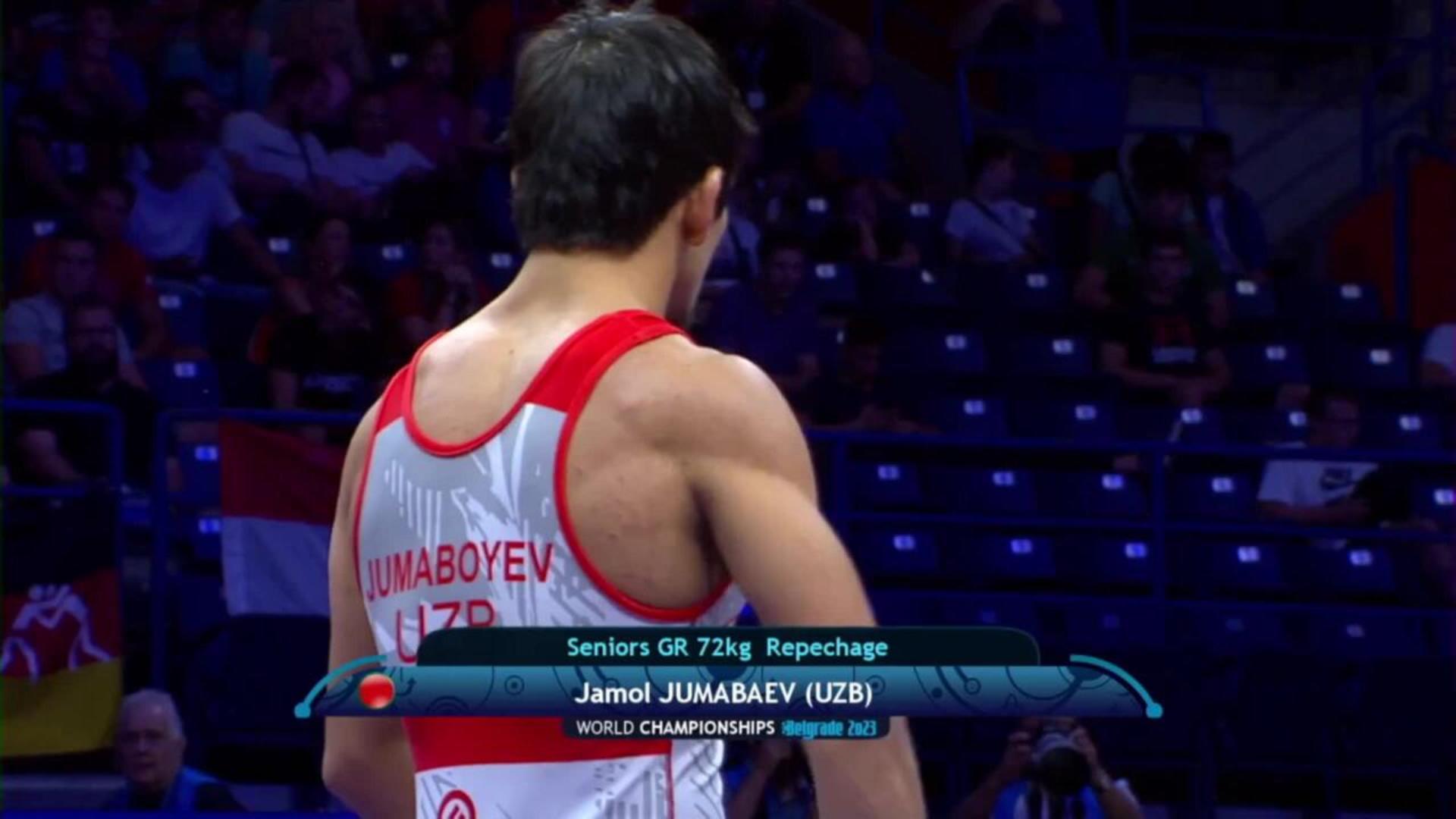 Jamol JUMABAEV (UZB) vs. Ali Feizollah ARSALAN (SRB) | Seniors World ...