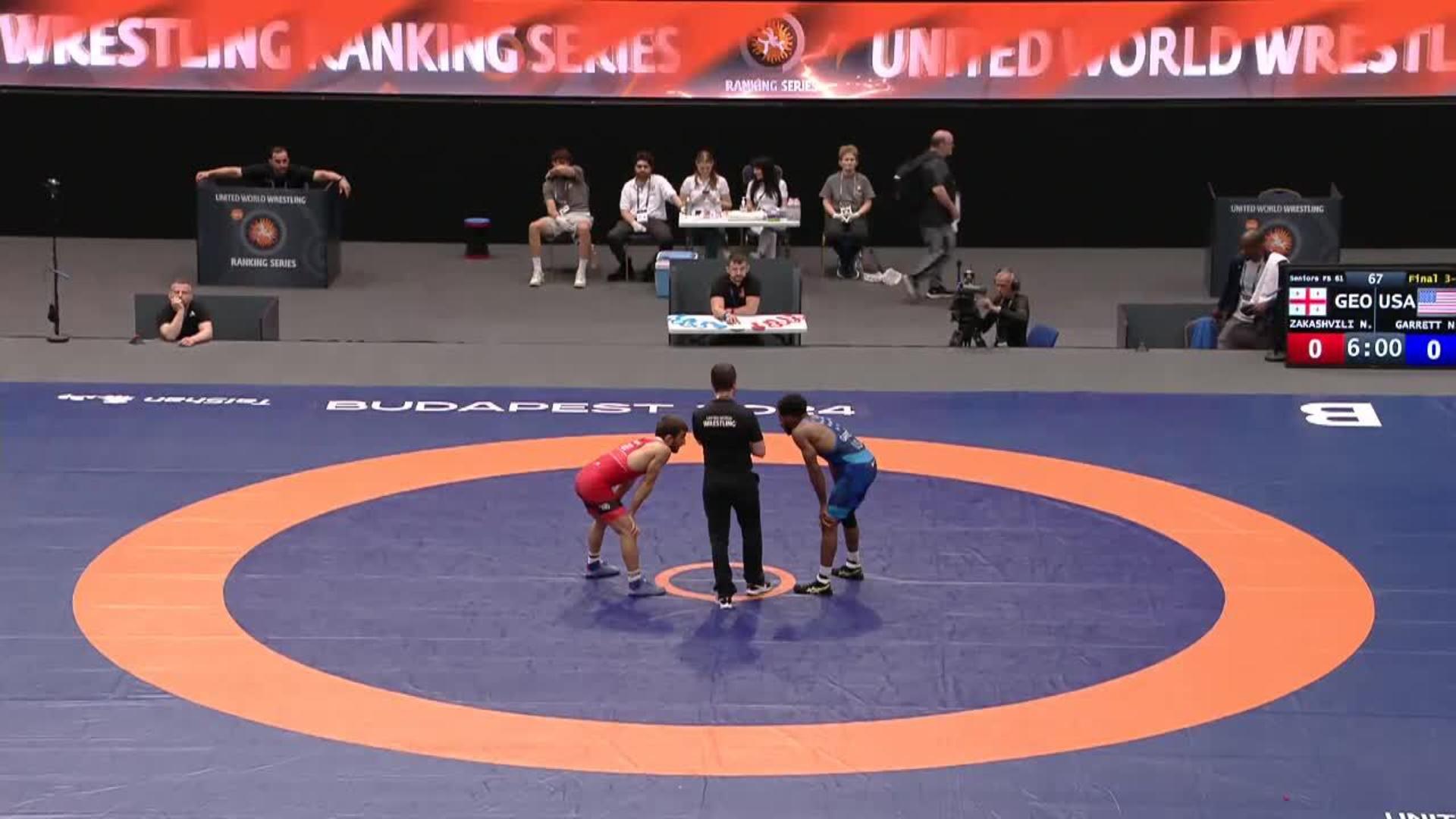 Nika ZAKASHVILI (GEO) vs. Nahshon Aaron GARRETT (USA) | 2024 2nd ...