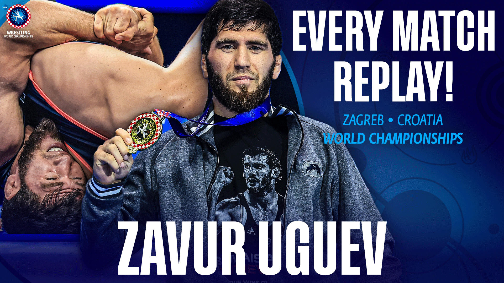 Every match from Zavur UGUEV (AIN) at the Senior World Championships