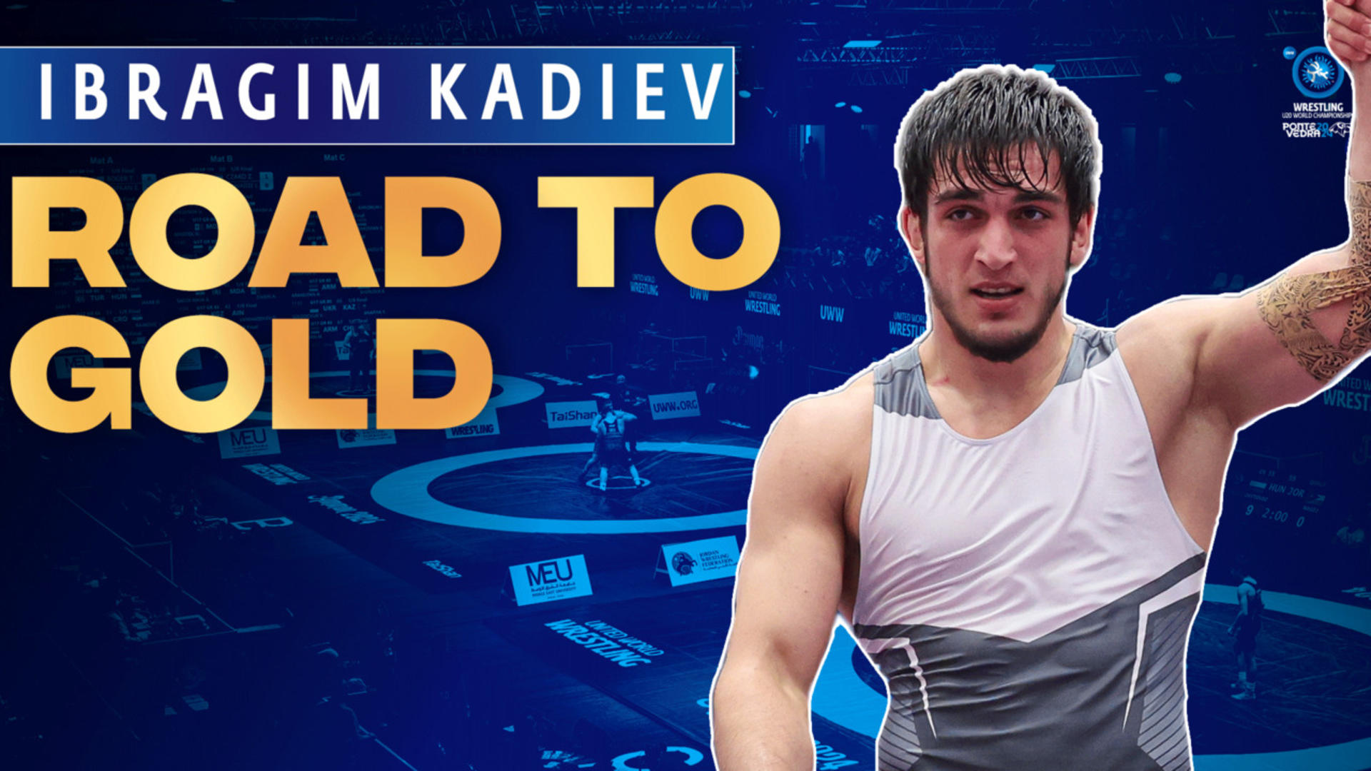 Ibragim KADIEV (AIN) | Road to 86KG Gold | FS | U20 World Championships ...