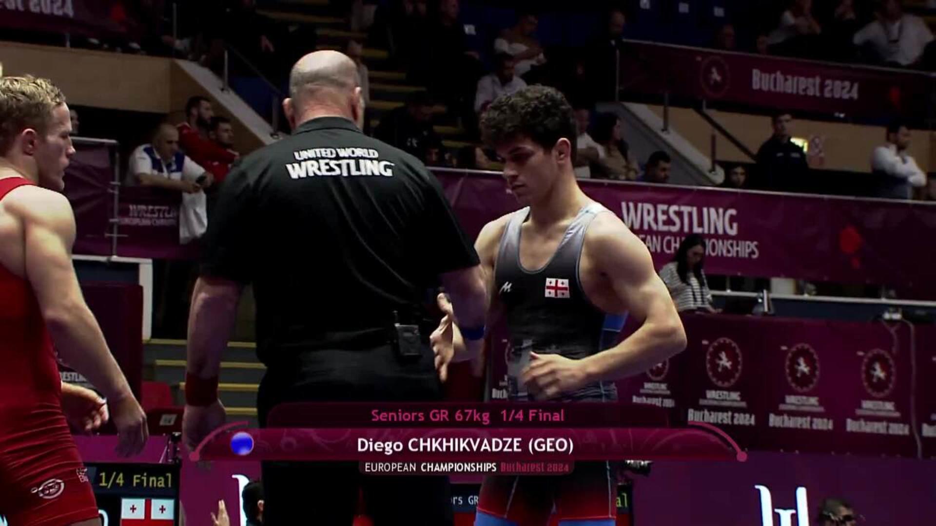 Morten THORESEN (NOR) vs. Diego CHKHIKVADZE (GEO) | 2024 Seniors ...