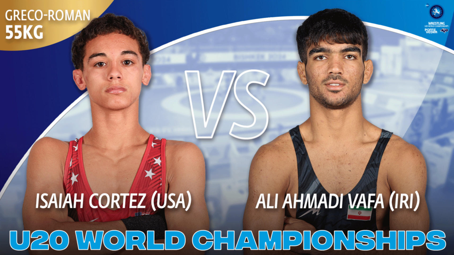 Isaiah Michael CORTEZ (USA) vs. Ali Abdollah AHMADI VAFA (IRI) | U20 ...