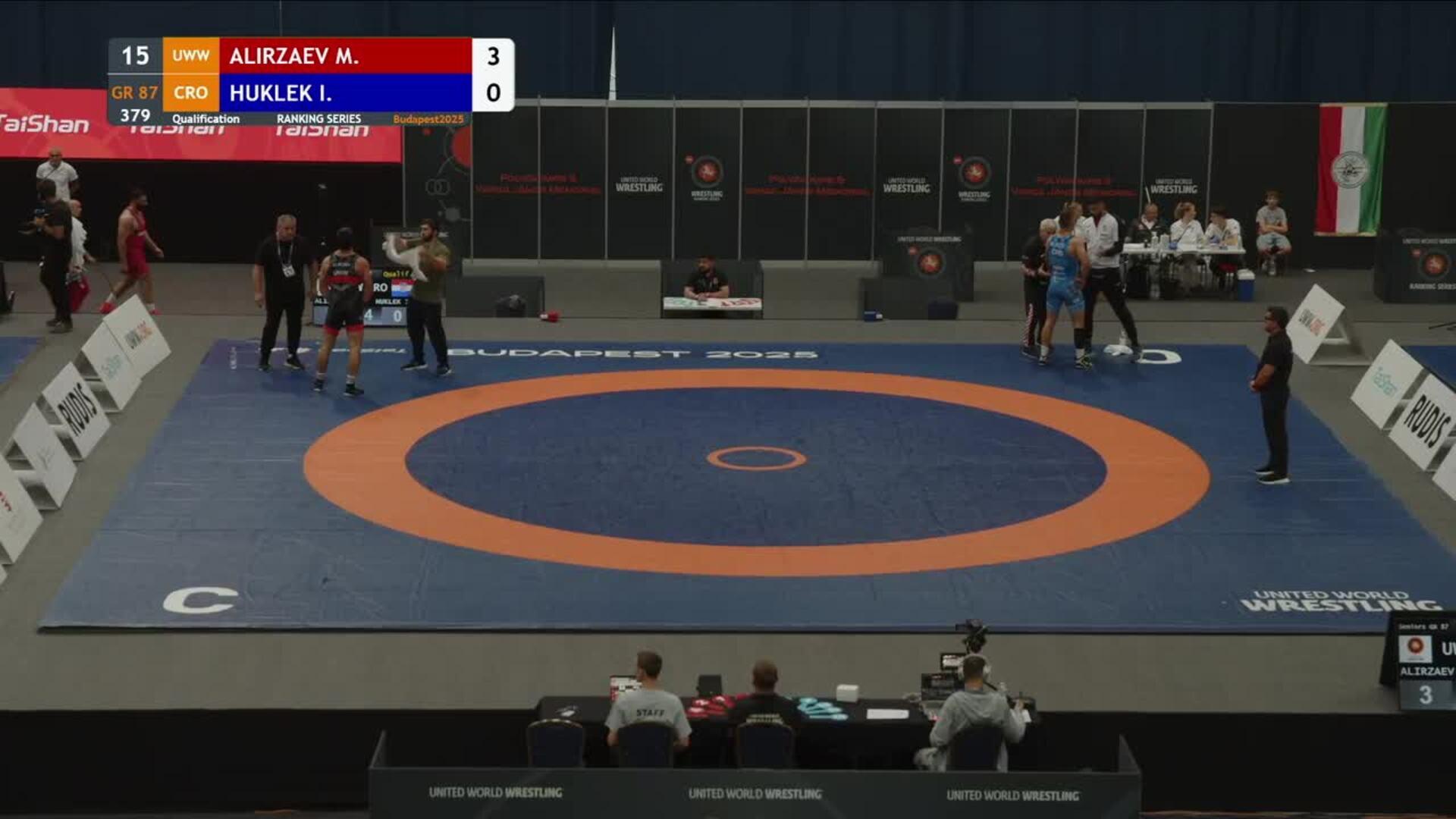 Milad Valerikovitch ALIRZAEV (UWW) vs. Ivan HUKLEK (CRO) | RANKING ...