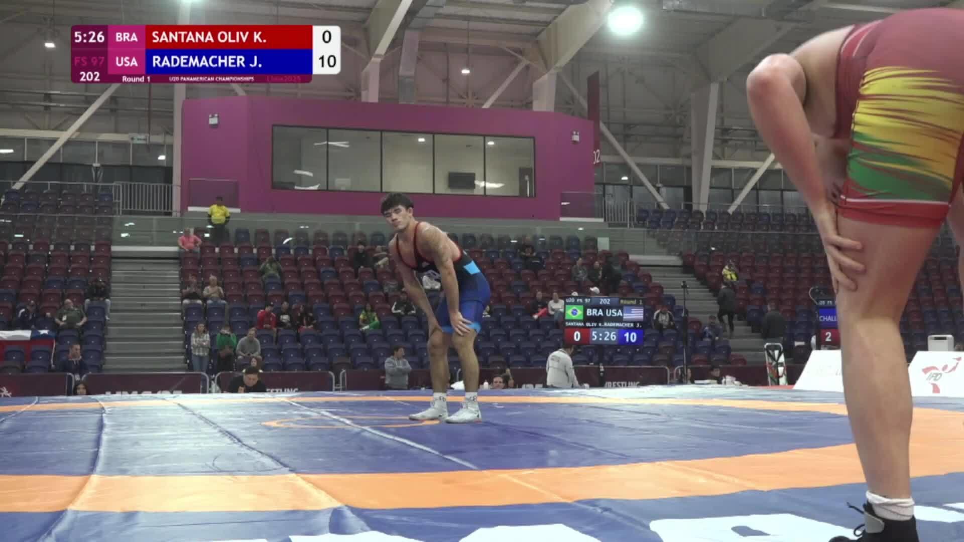 Kyle SANTANA OLIVEIRA (BRA) vs. Justin Lee RADEMACHER (USA) | U20 ...