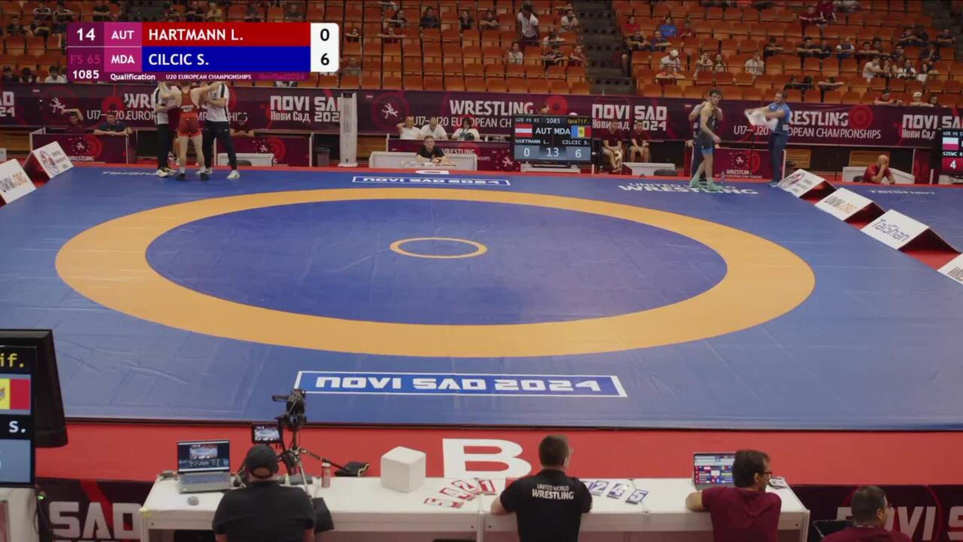 Luca HARTMANN (AUT) vs. Serghei CILCIC (MDA) | U20 EUROPEAN ...