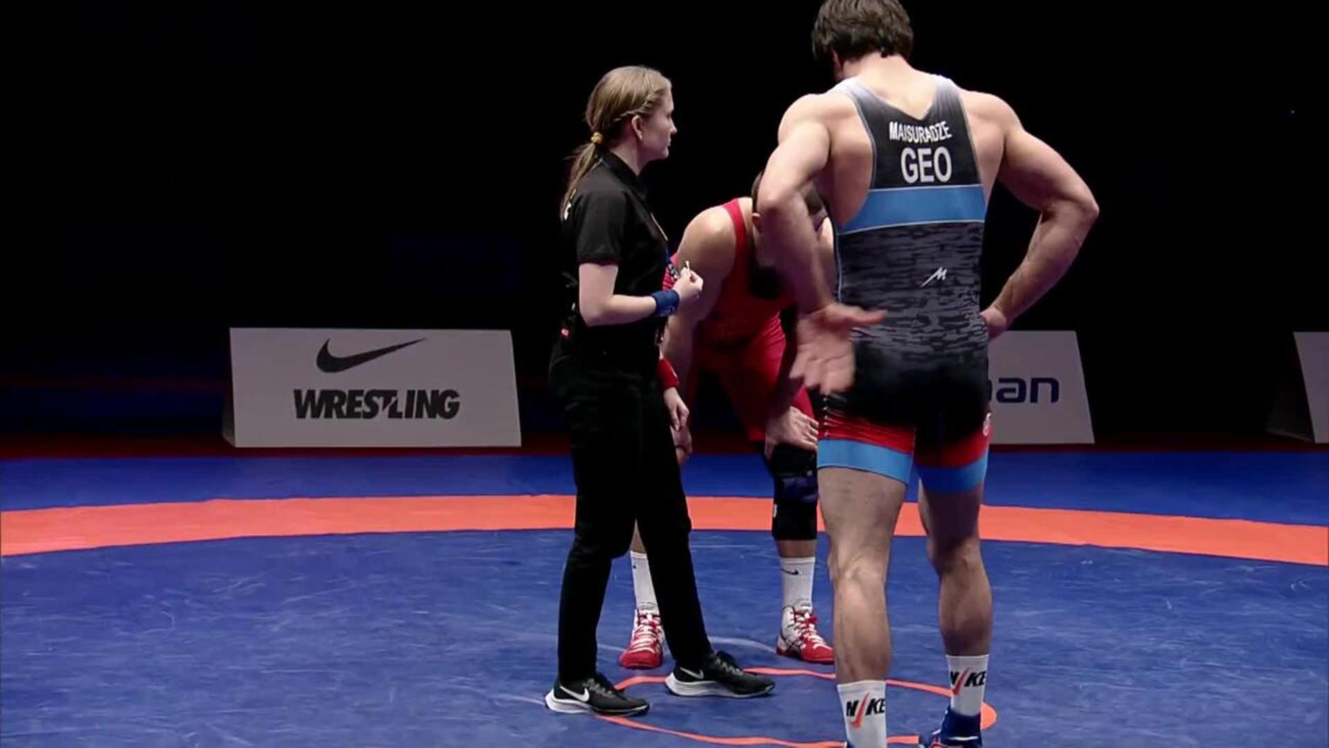 Andrian GROSUL (MDA) vs. Miriani MAISURADZE (GEO) | 2024 Seniors ...