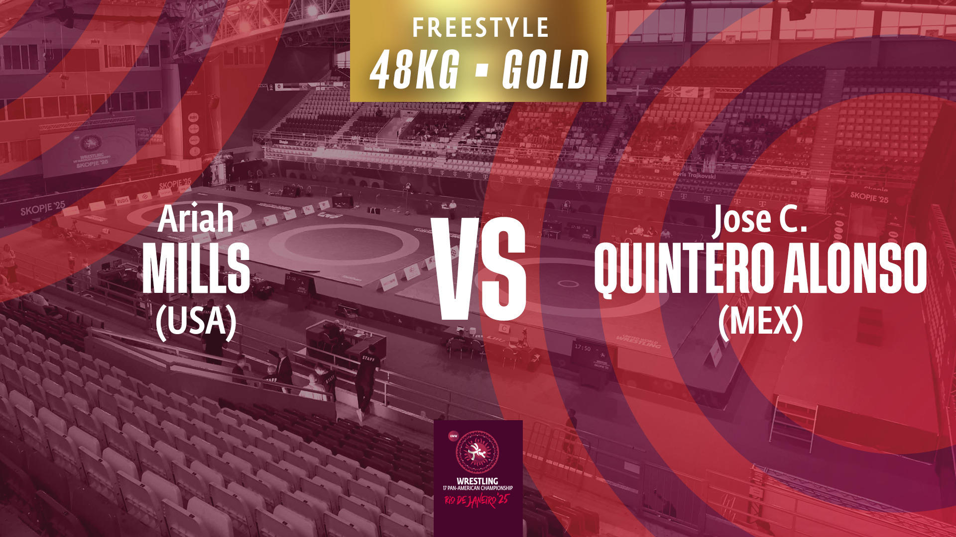 Jose Cristo QUINTERO ALONSO (MEX) vs. Ariah MILLS (USA) | U17 ...