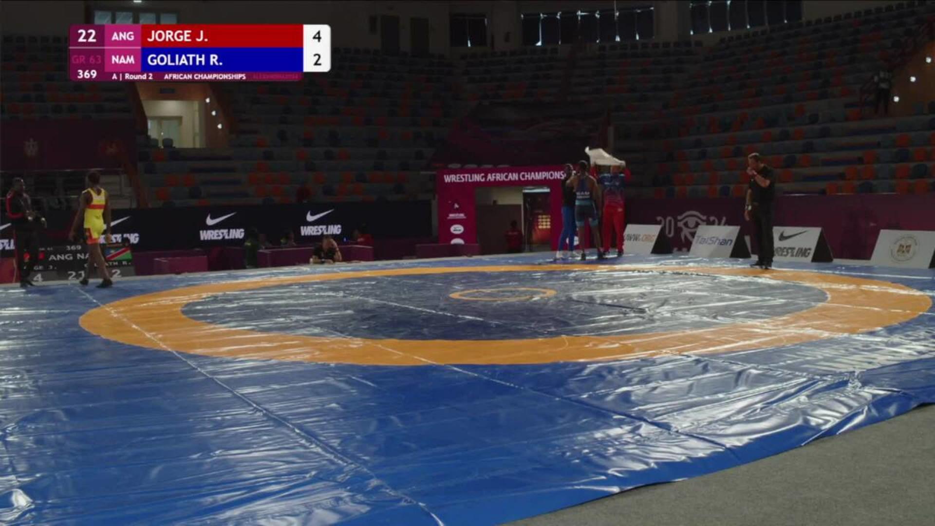 Jorge Antonio JORGE (ANG) vs. Romio Ricardo GOLIATH (NAM) | AFRICAN ...