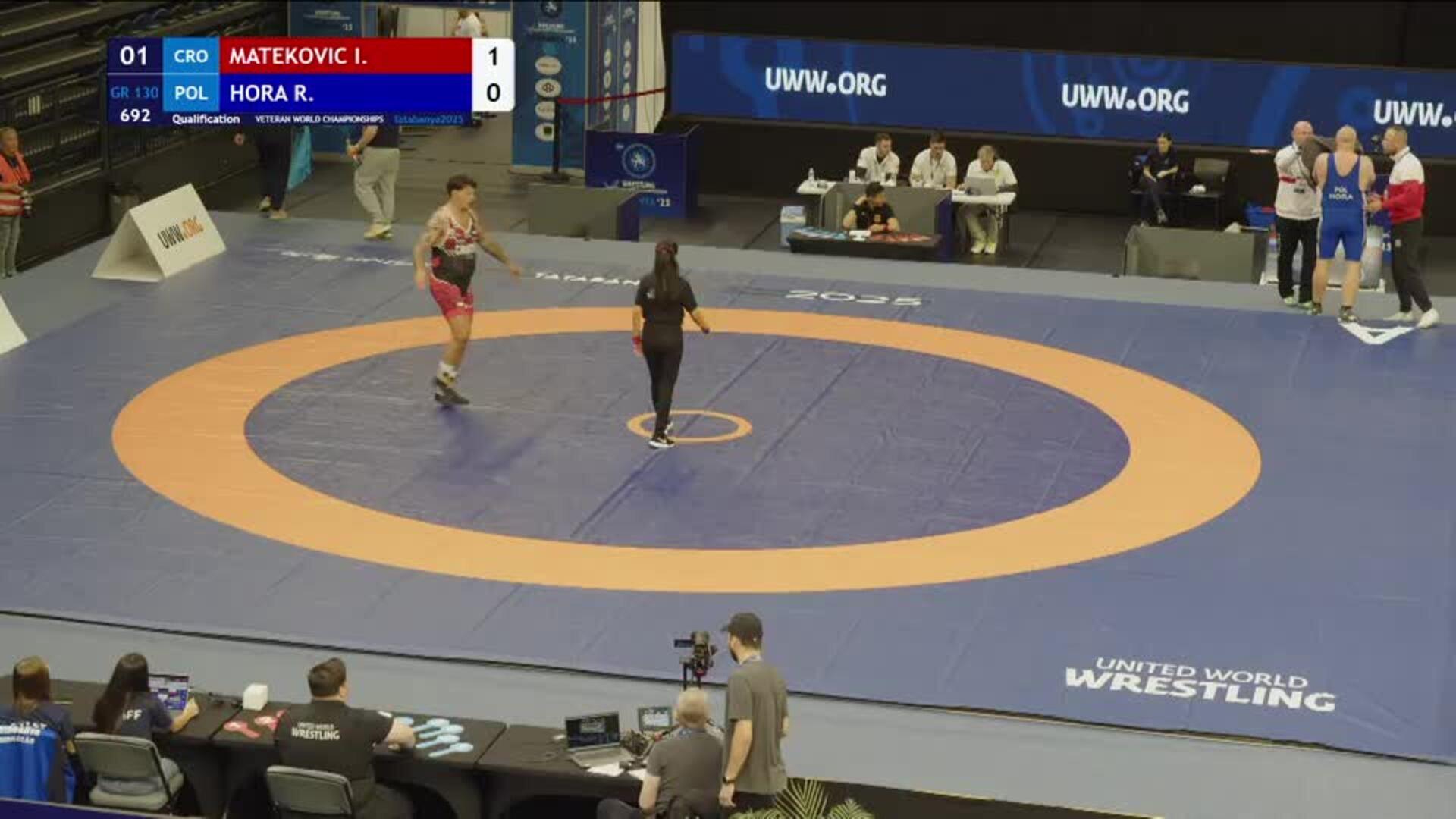 Ivan MATEKOVIC (CRO) vs. Radoslaw HORA (POL) | VETERAN WORLD ...