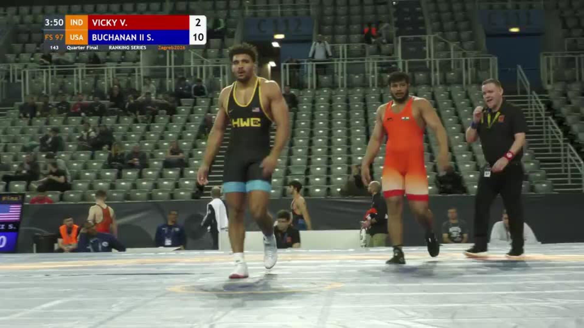 Vicky VICKY (IND) vs. Stephen Leroy BUCHANAN II (USA) | RANKING SERIES ...