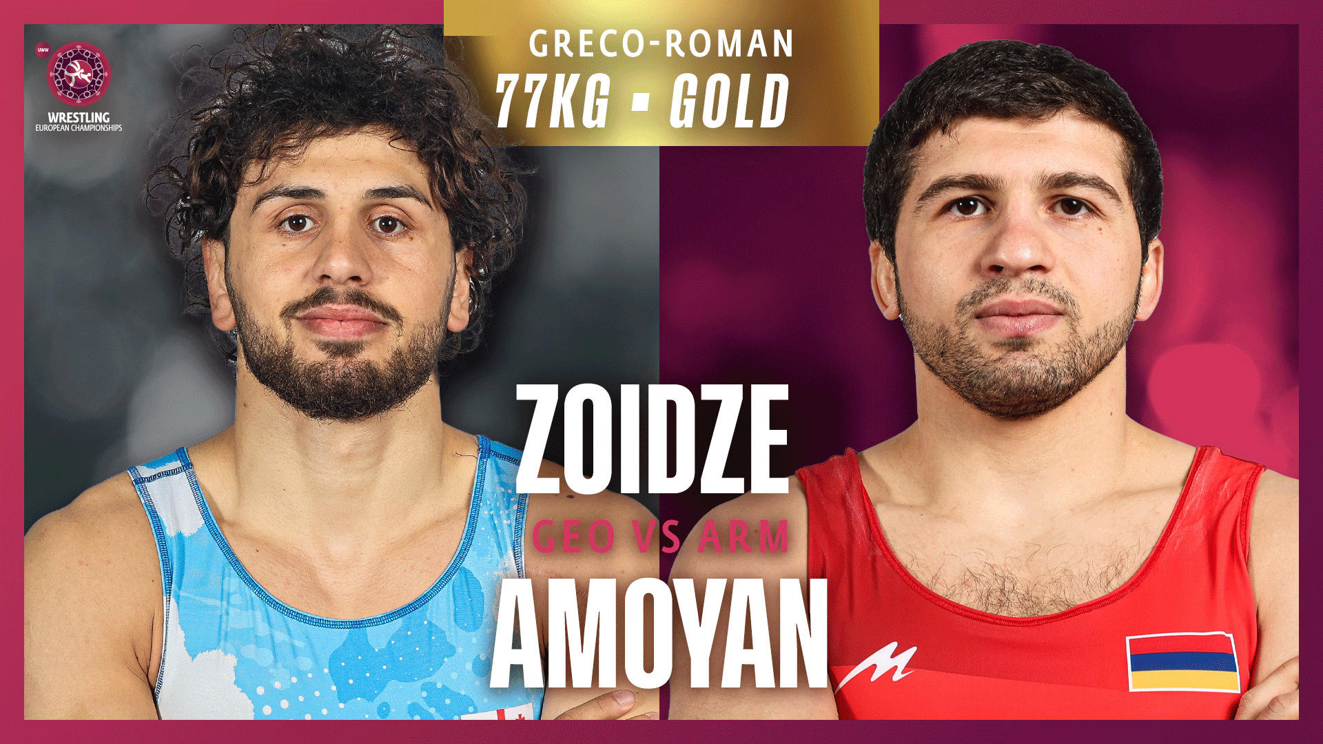 Ramaz ZOIDZE (GEO) vs. Malkhas AMOYAN (ARM) | EUROPEAN WRESTLING ...