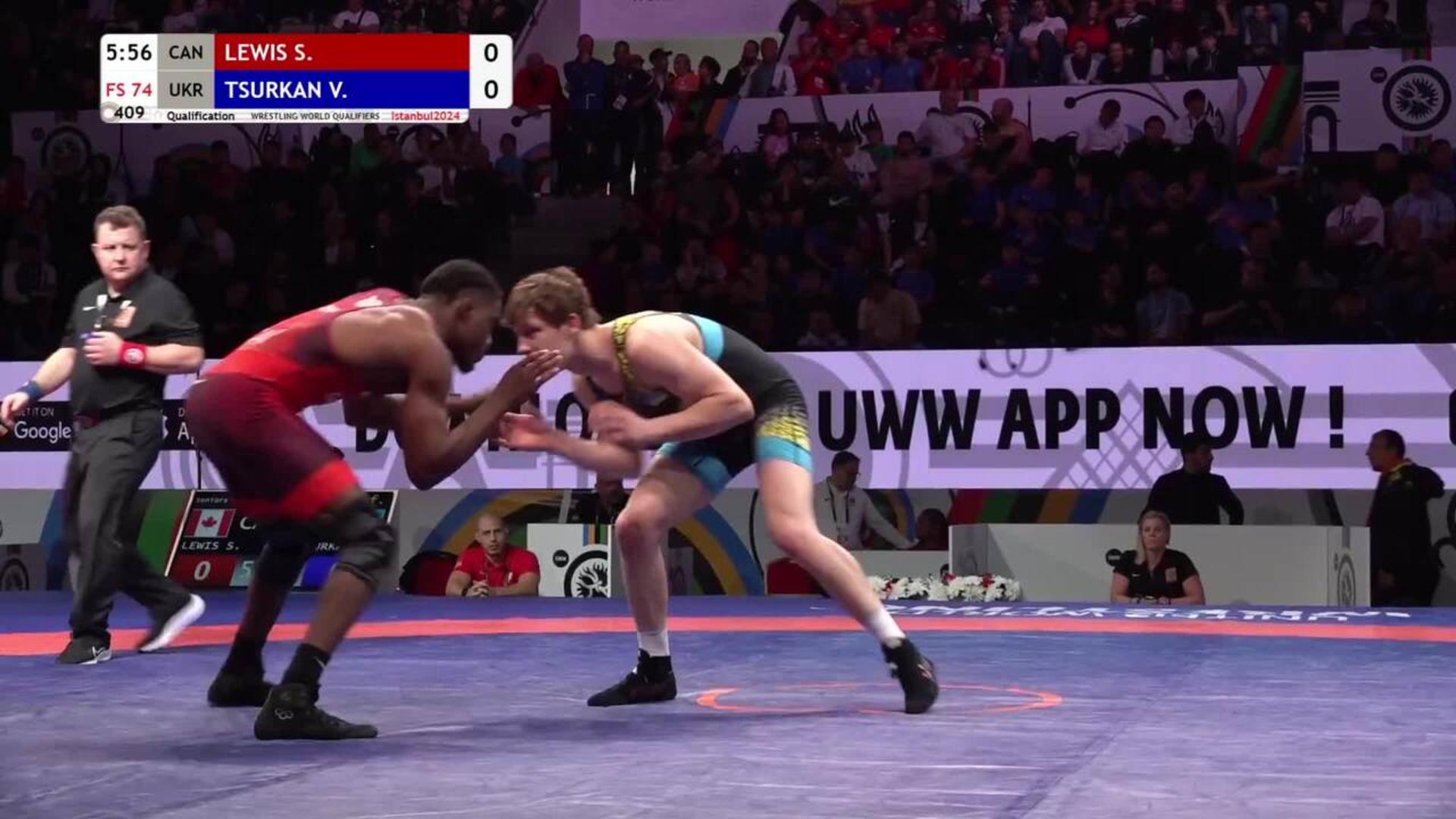 Stone Langston LEWIS (CAN) vs. Vadym TSURKAN (UKR) | 2024 World OG ...