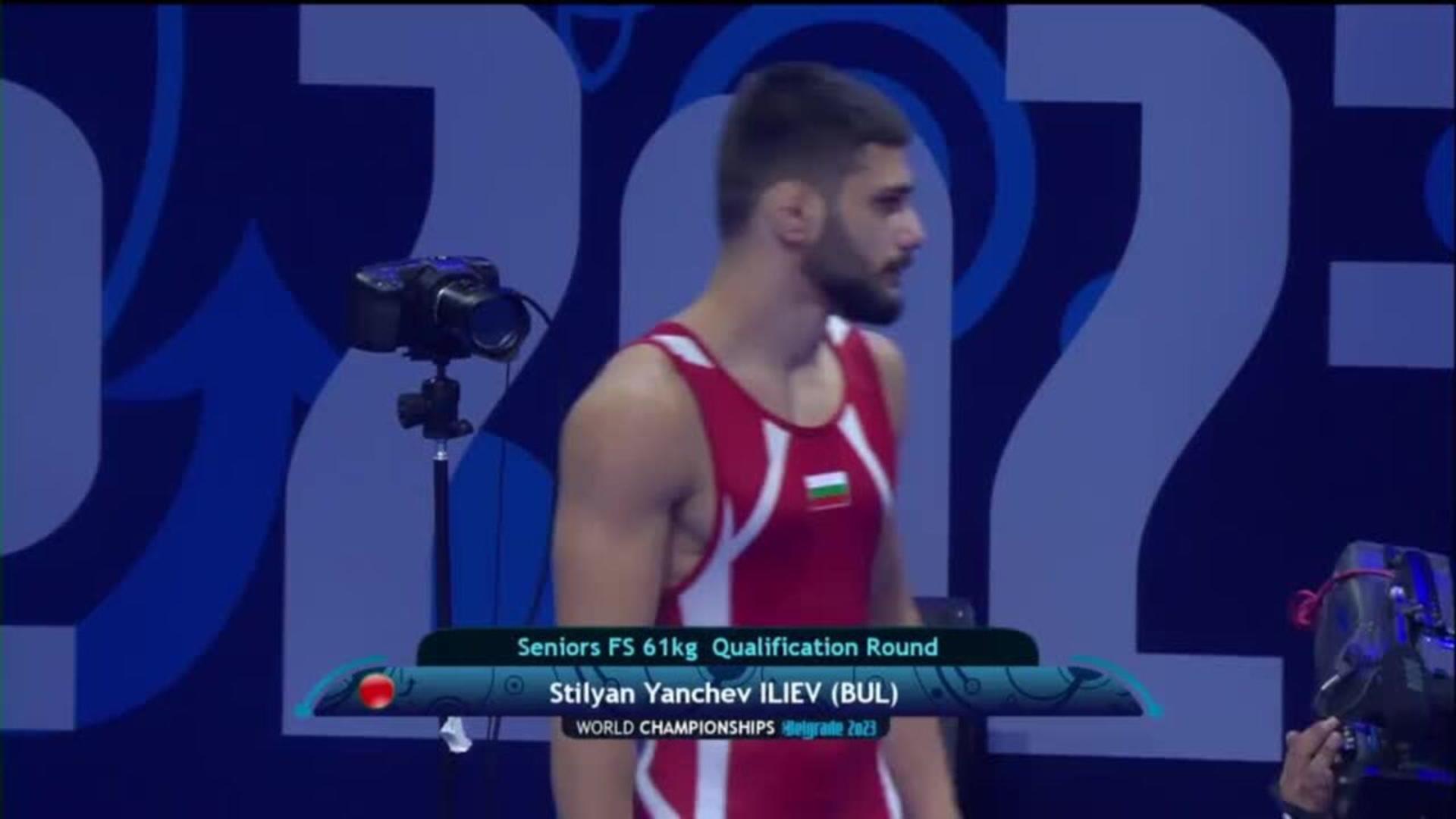 Stilyan Yanchev ILIEV (BUL) vs. Nils LEUTERT (SUI) | Seniors World Championships 2023 ...