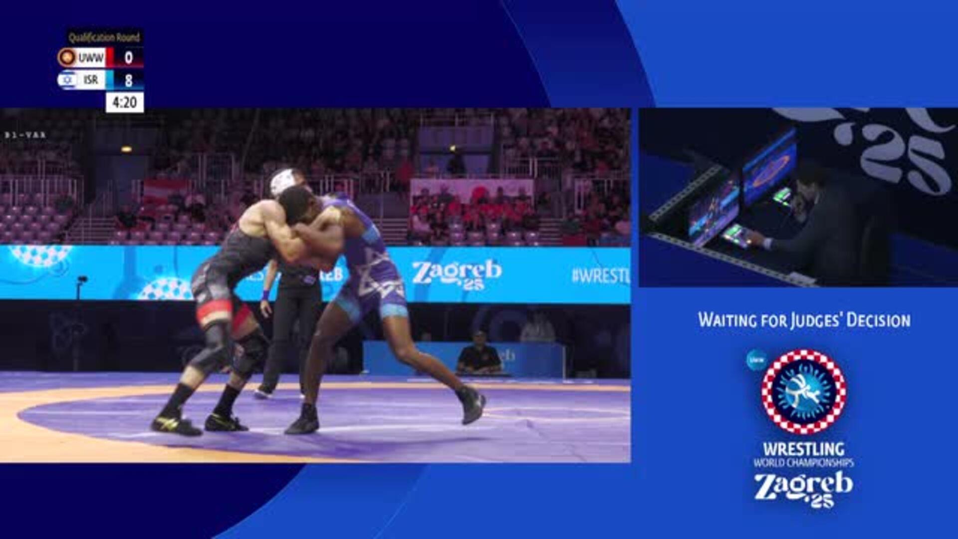 Jamal VALIZADEH (UWW) vs. Melkamu FETENE (ISR) | WORLD WRESTLING ...