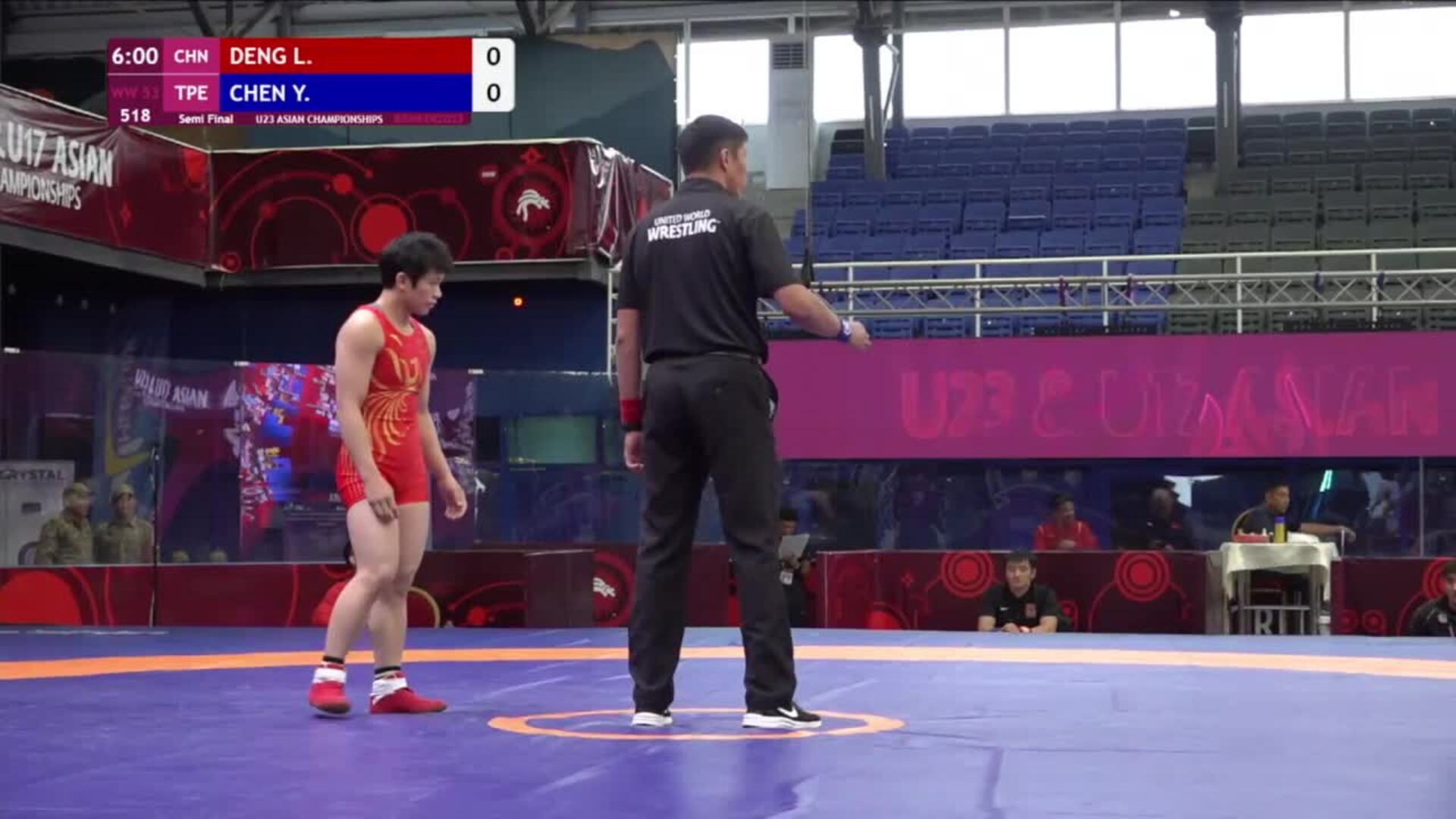 Semi Final • WW 53Kg • Li DENG (CHN) vs. Yi Jing CHEN (TPE)