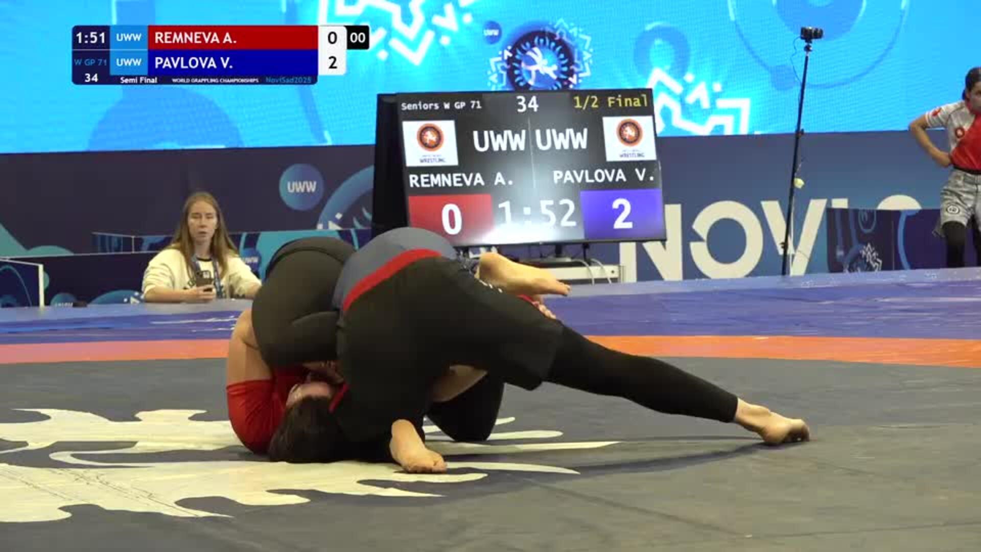 Anna REMNEVA (UWW) vs. Valentina Yuryevna PAVLOVA (UWW) | WORLD ...