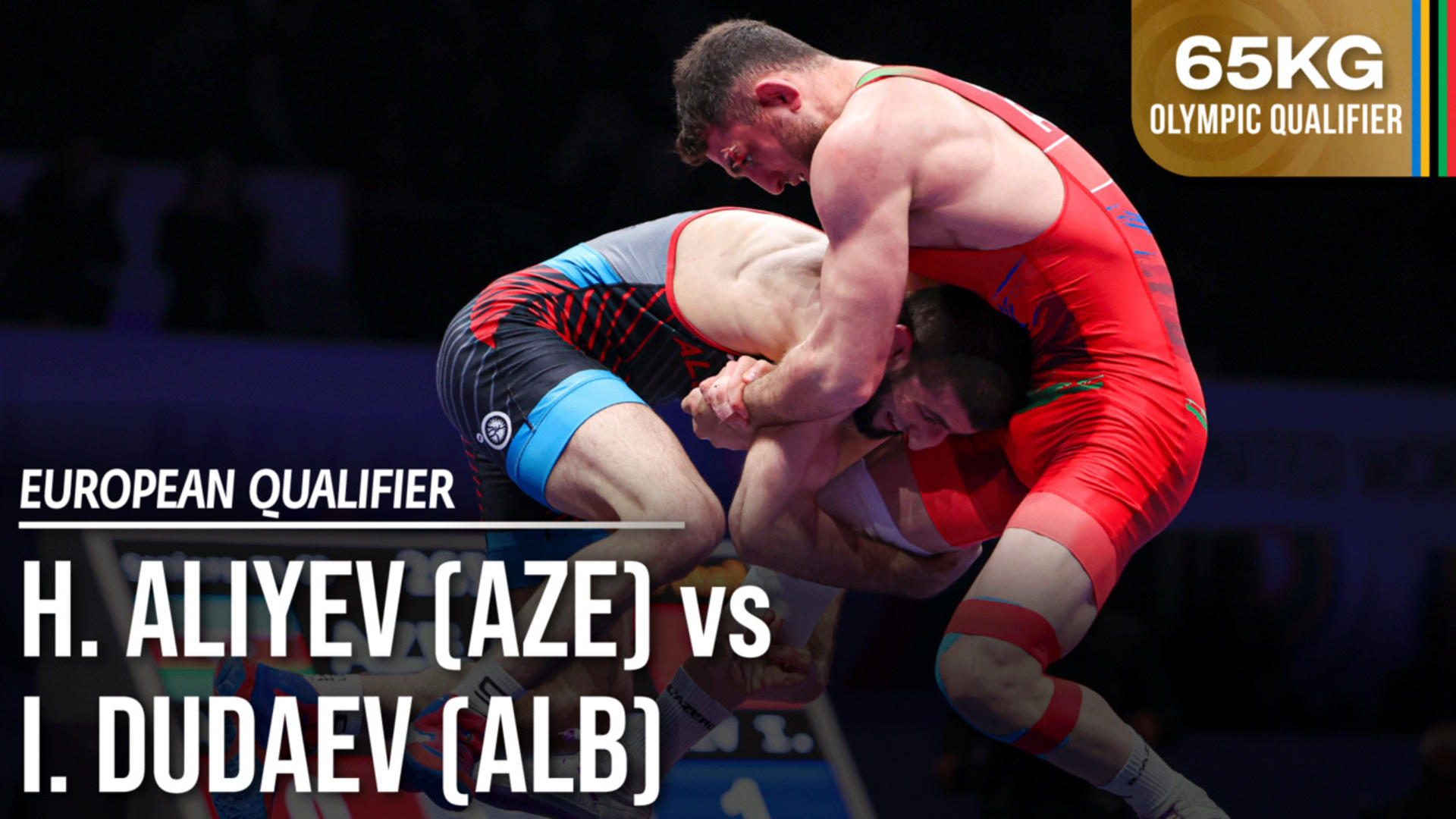 Haji ALIYEV (AZE) vs. Islam DUDAEV (ALB) | 2024 Seniors European OG ...
