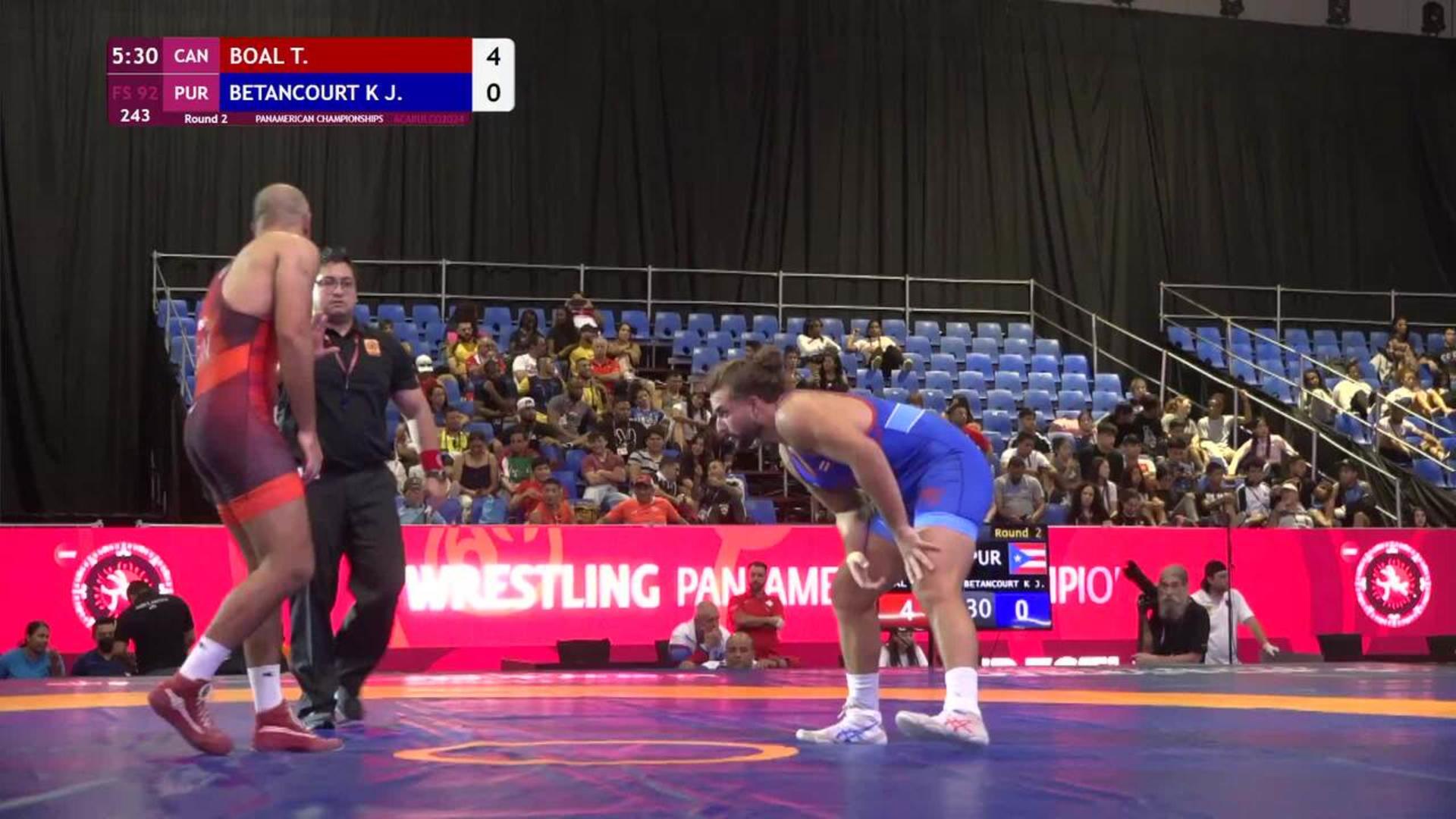 Tejvir Singh BOAL (CAN) vs. Jose Elias BETANCOURT KOCK (PUR) | Seniors ...
