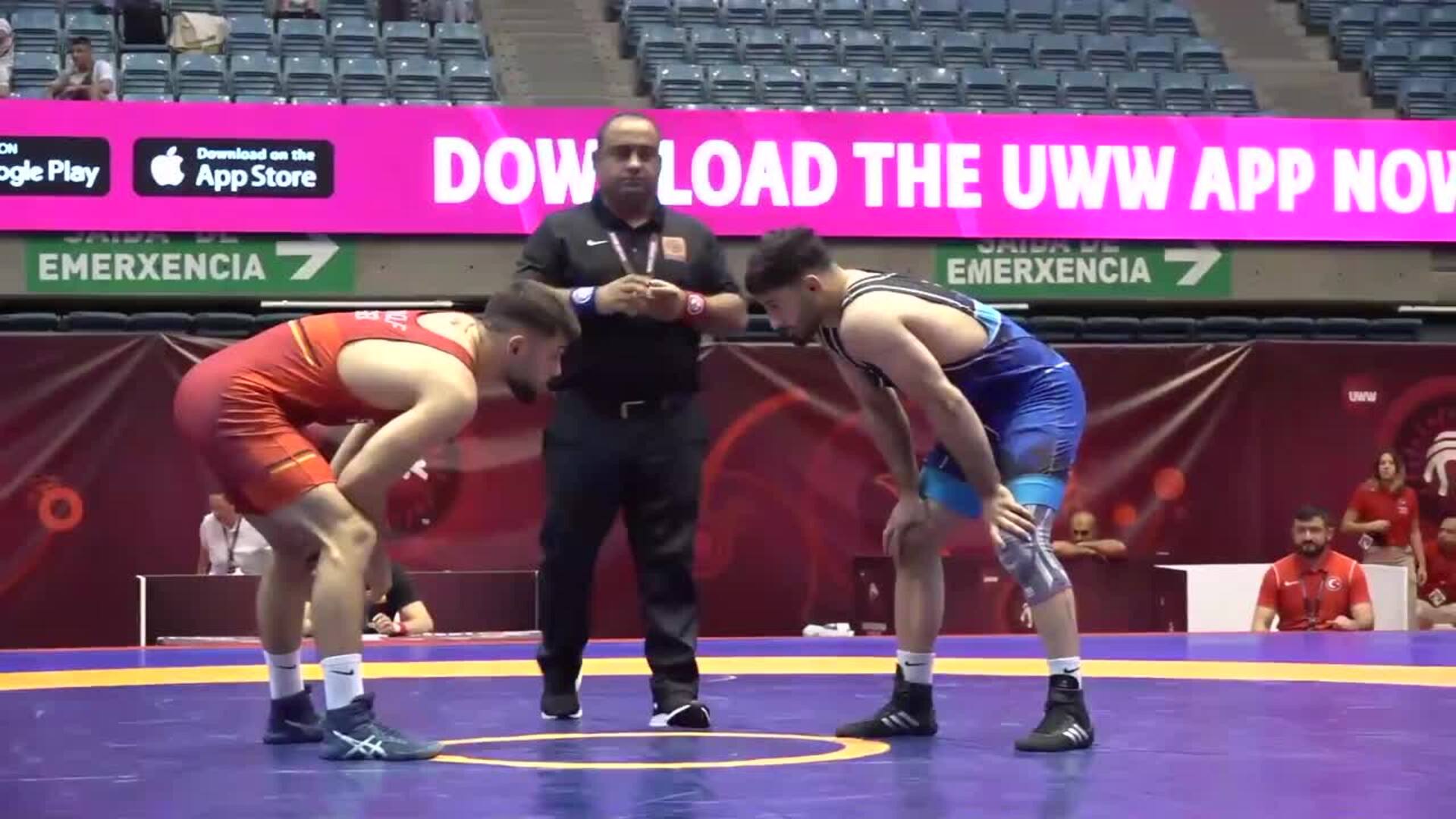 Eighth Final • FS 74Kg • Stas David WOLF (GER) vs. Muhammed Halit OZMUS (TUR)