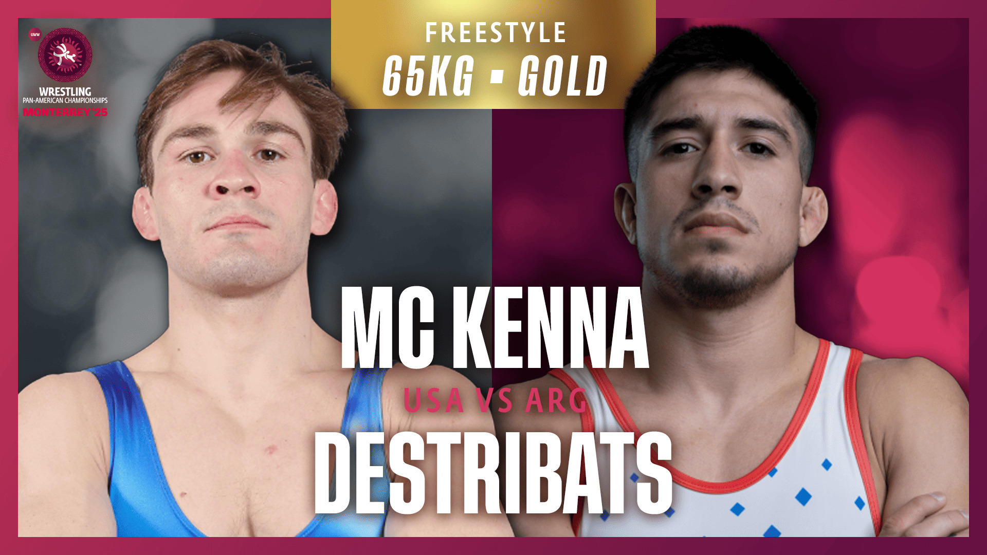 Joseph Christopher MC KENNA (USA) vs. Agustin Alejandro DESTRIBATS (ARG ...