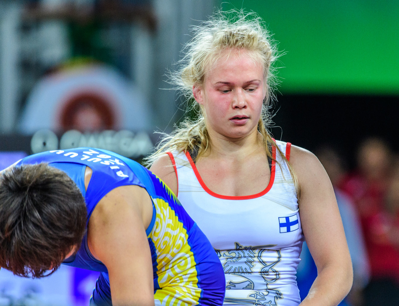 Petra OLLI (FIN), one of the world's top wrestlers, announced her ...